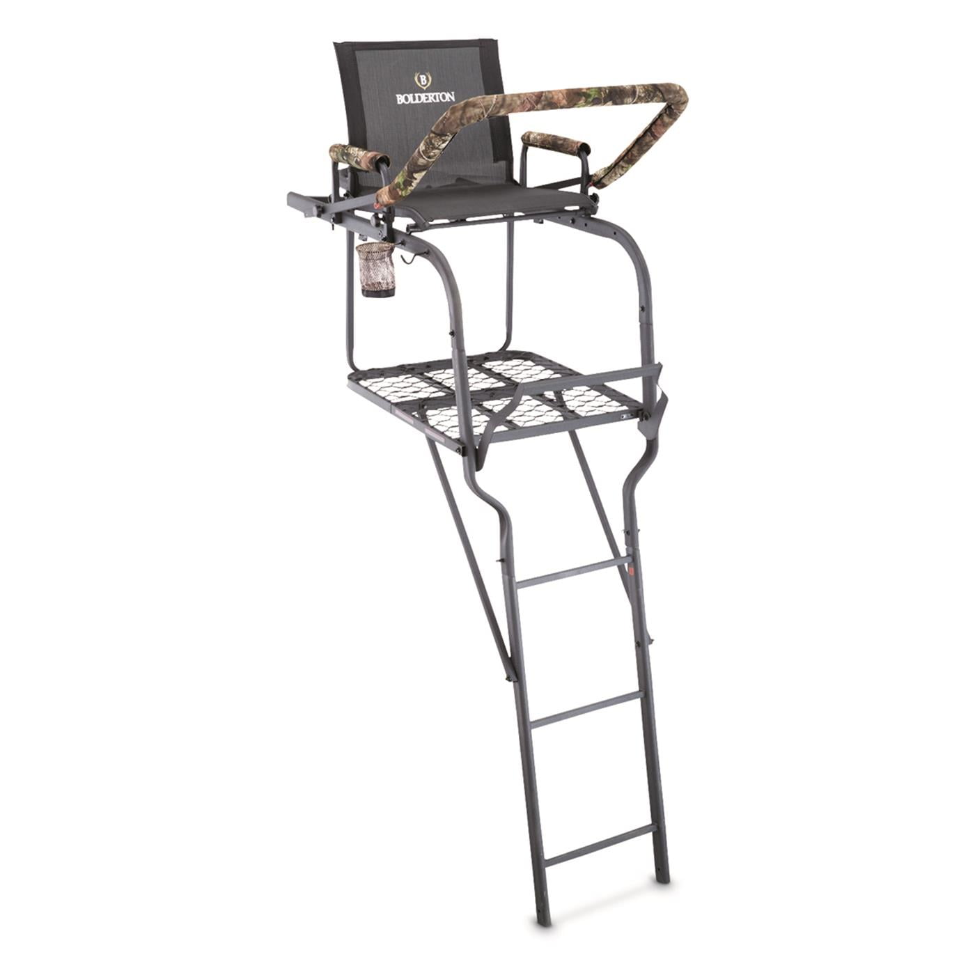 Bolderton 22' Ladder Tree Stand with Grizzly Grip - Walmart.com