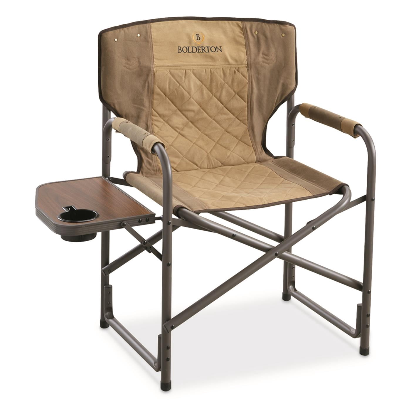 Bolderton Heritage Oversized Director's Camp Chair, Portable, Heavy ...