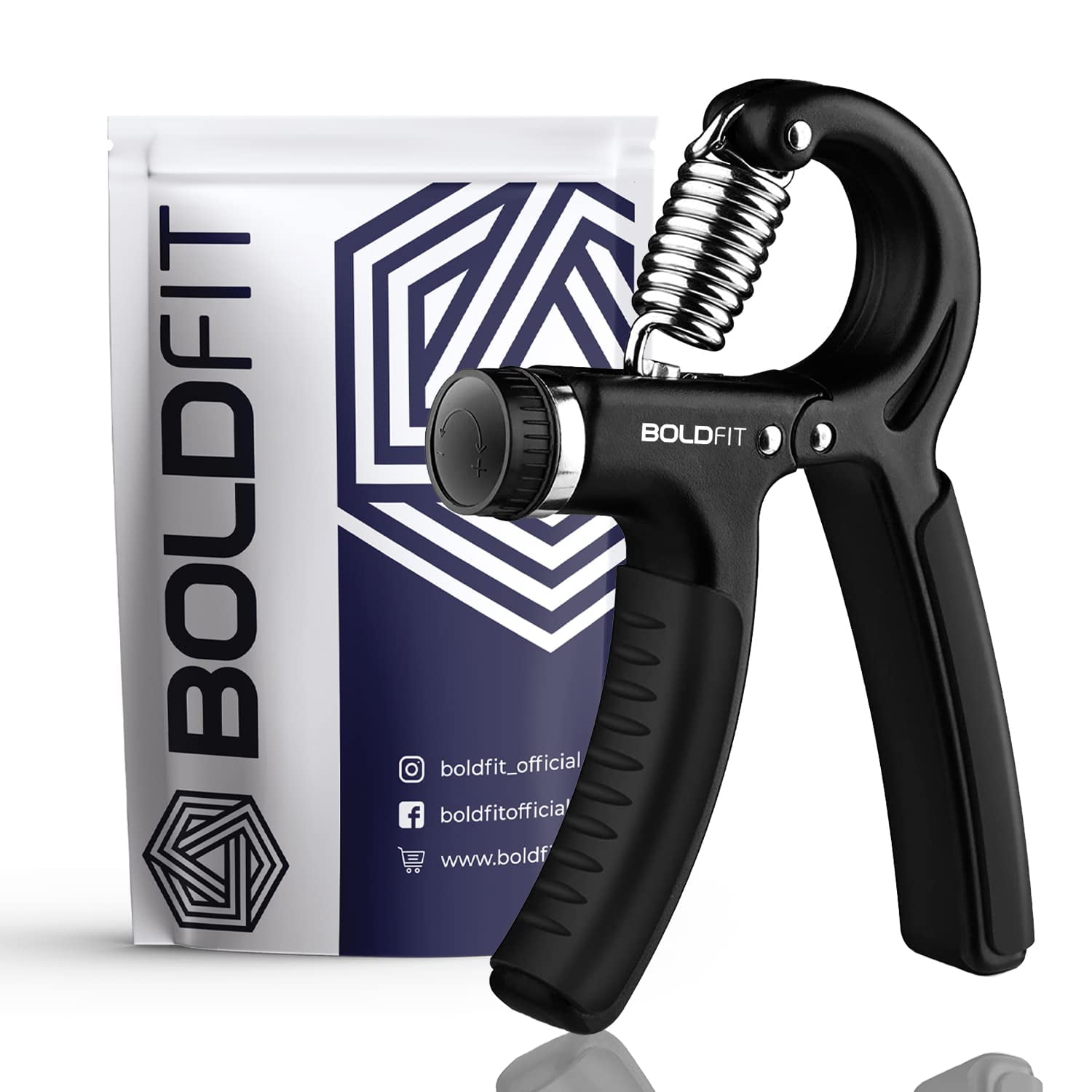 Boldfit Adjustable Hand Grip Strengthener, Hand Gripper For Men & Women ...