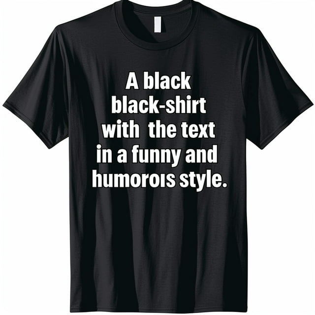 Boldly Bald: Funny White Text Black TShirt Humorous Style for a Playful ...