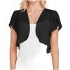 Bolero Cardigan for Women's Lightweight Wedding Guest Open Front Crop ...
