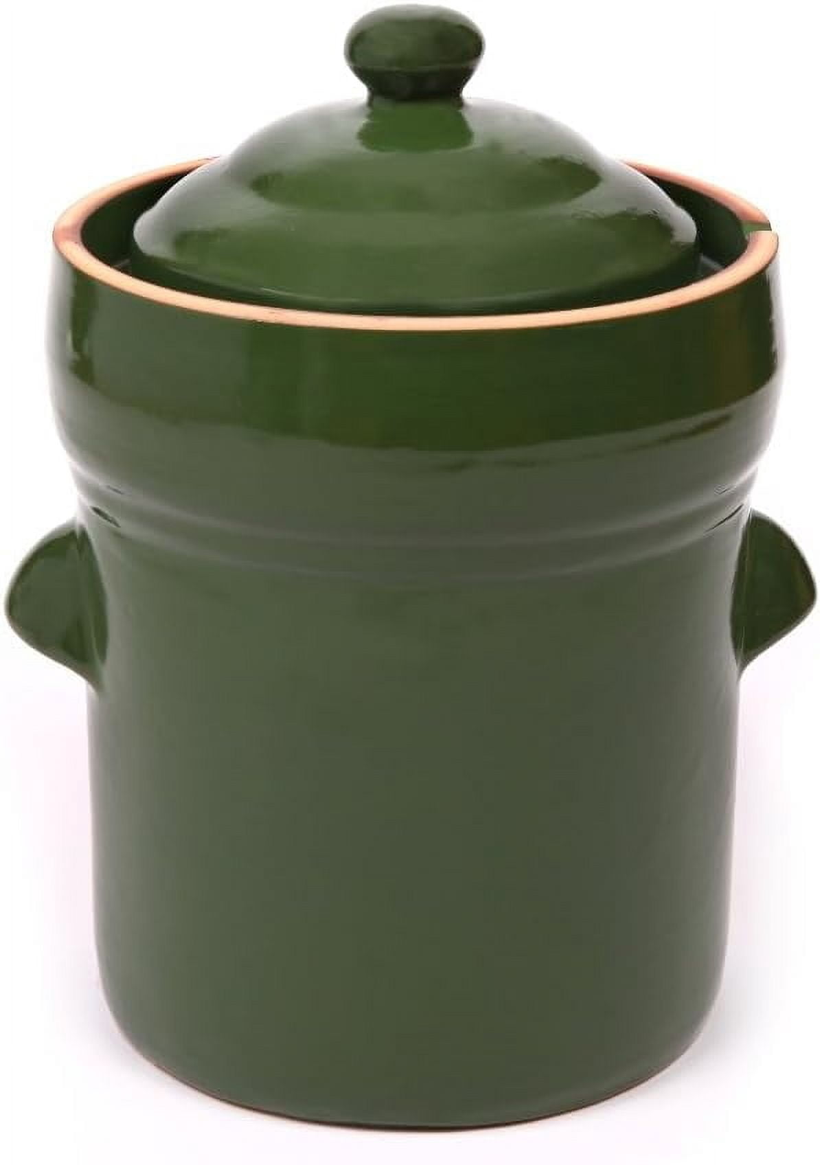 Boleslawiec 5L Green Fermentation Pot - Made in Poland - Walmart.com