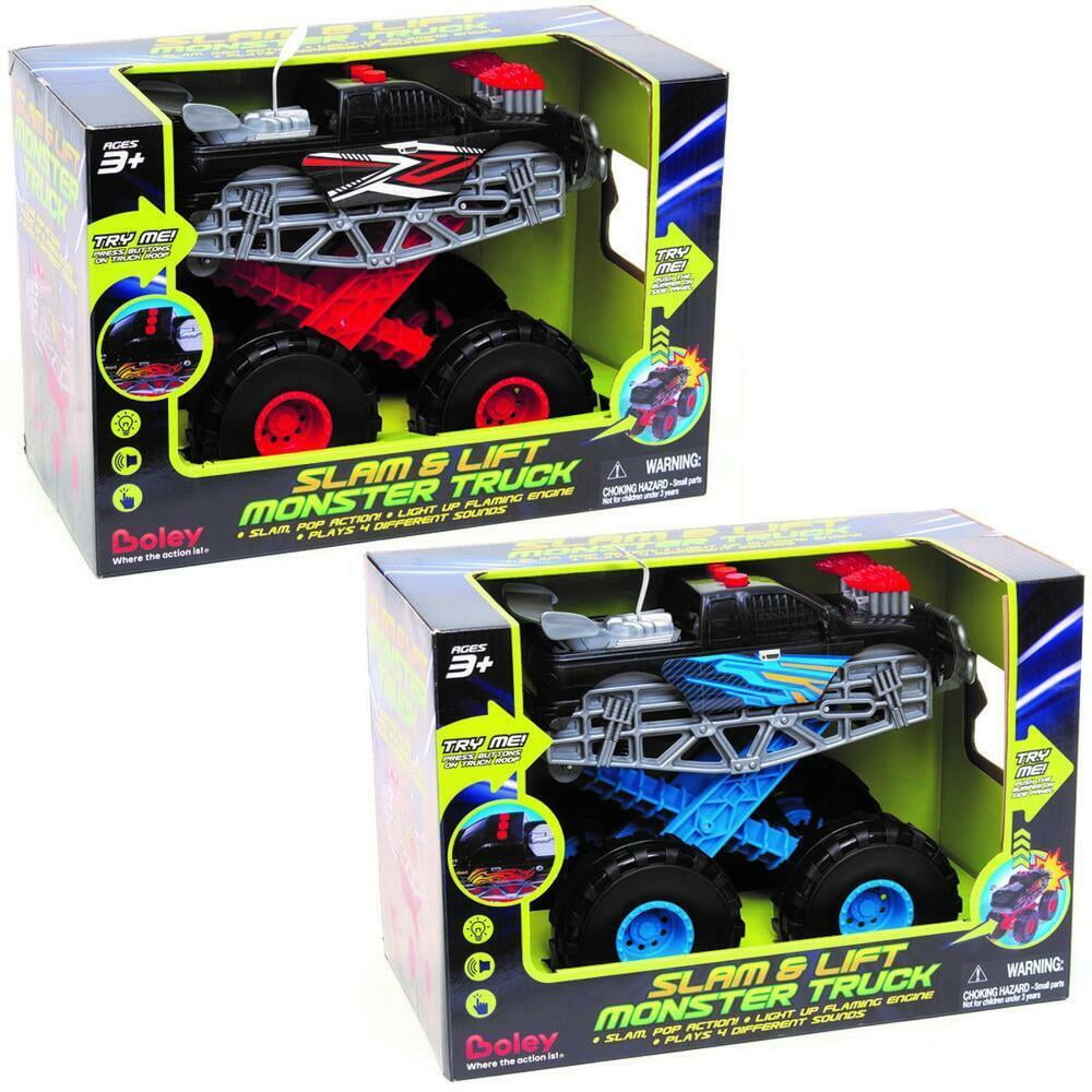Boley Slam & Lift Monster Truck (Assorted Colors) - Walmart.com