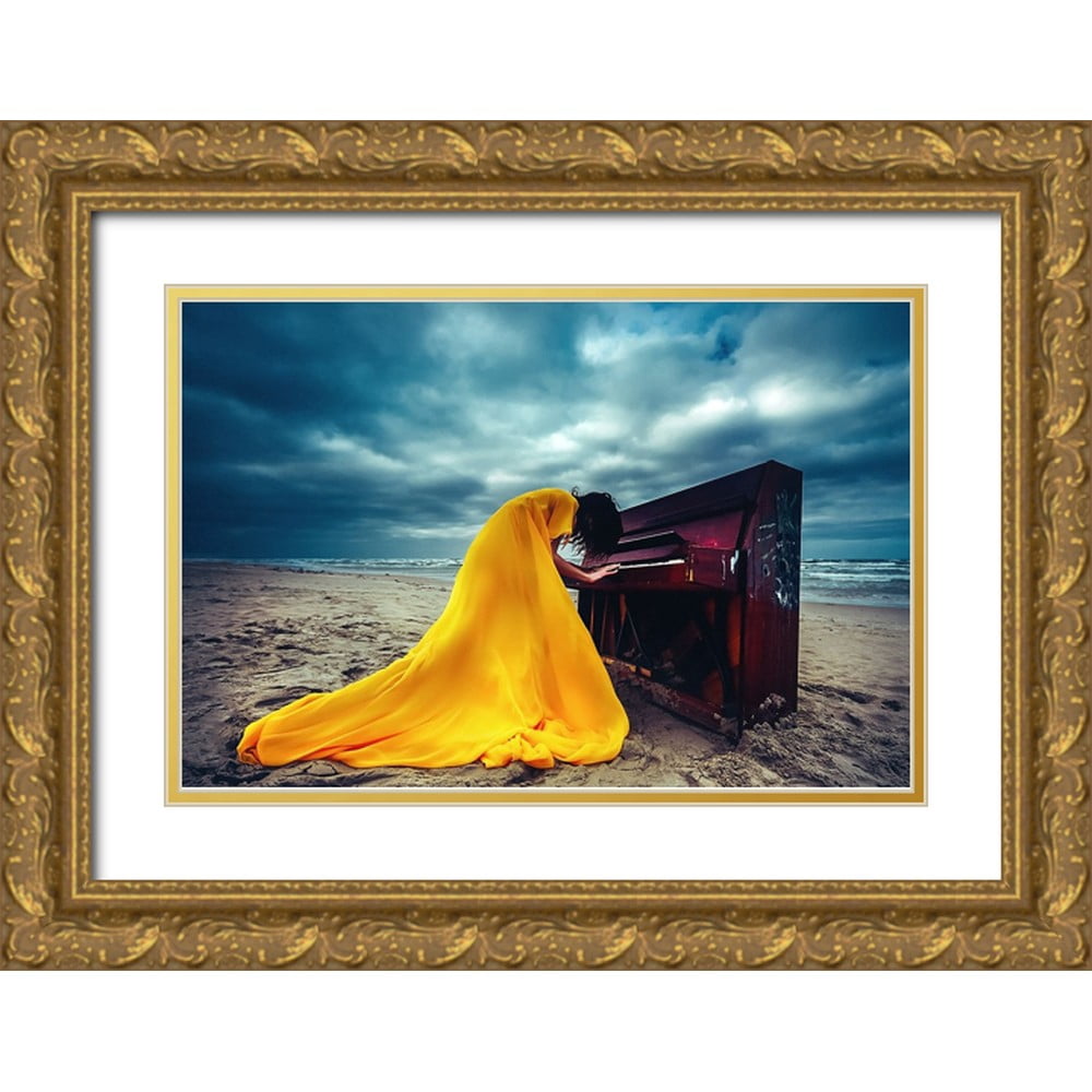 Bolgov (Axe), Ruslan 14x11 Gold Ornate Wood Framed with Double Matting ...