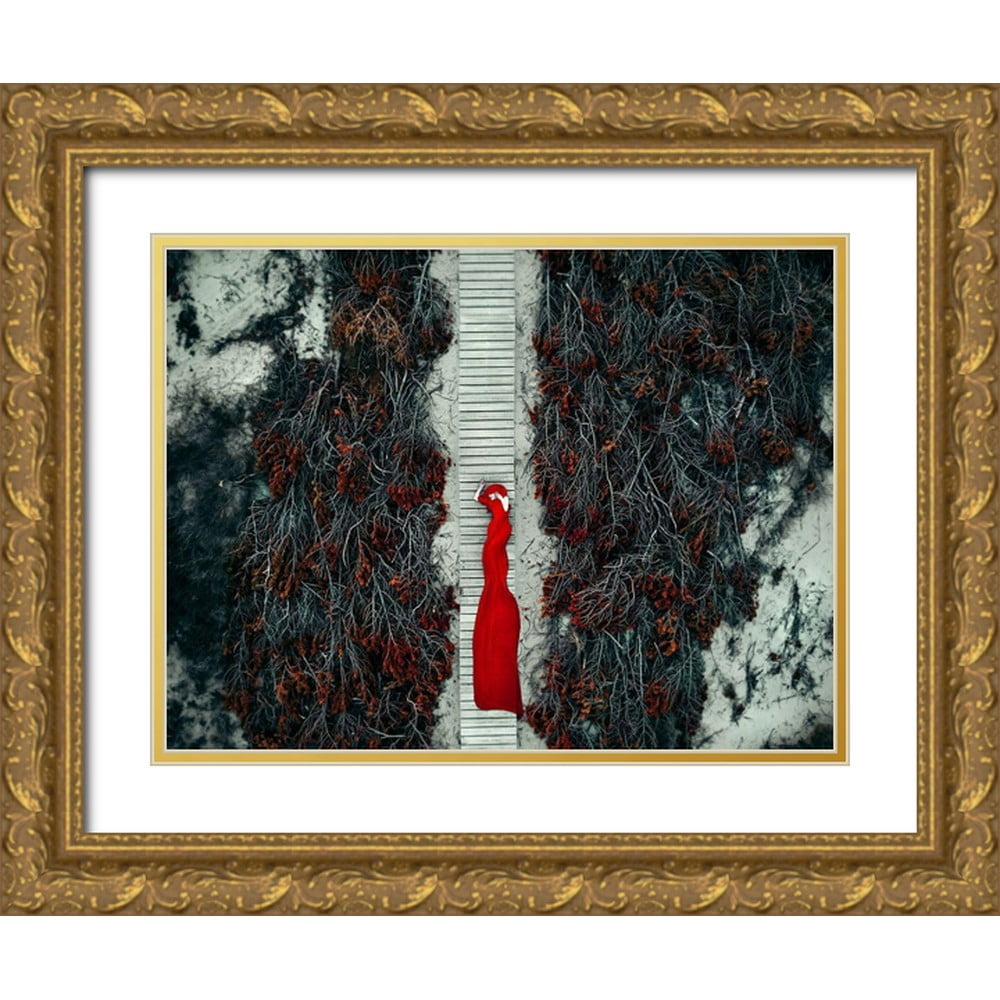 Bolgov, Ruslan 32x25 Gold Ornate Wood Framed with Double Matting Museum ...