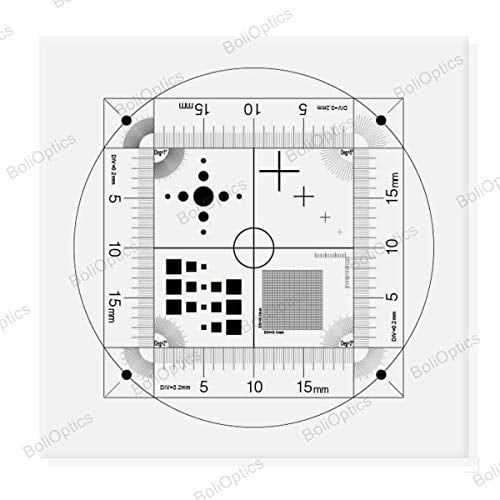 BoliOptics Microscope Stage Calibration Slide, Multi-Functional ...