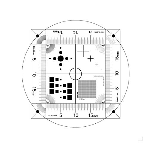 BoliOptics Microscope Stage Calibration Slide, Multi-Functional ...