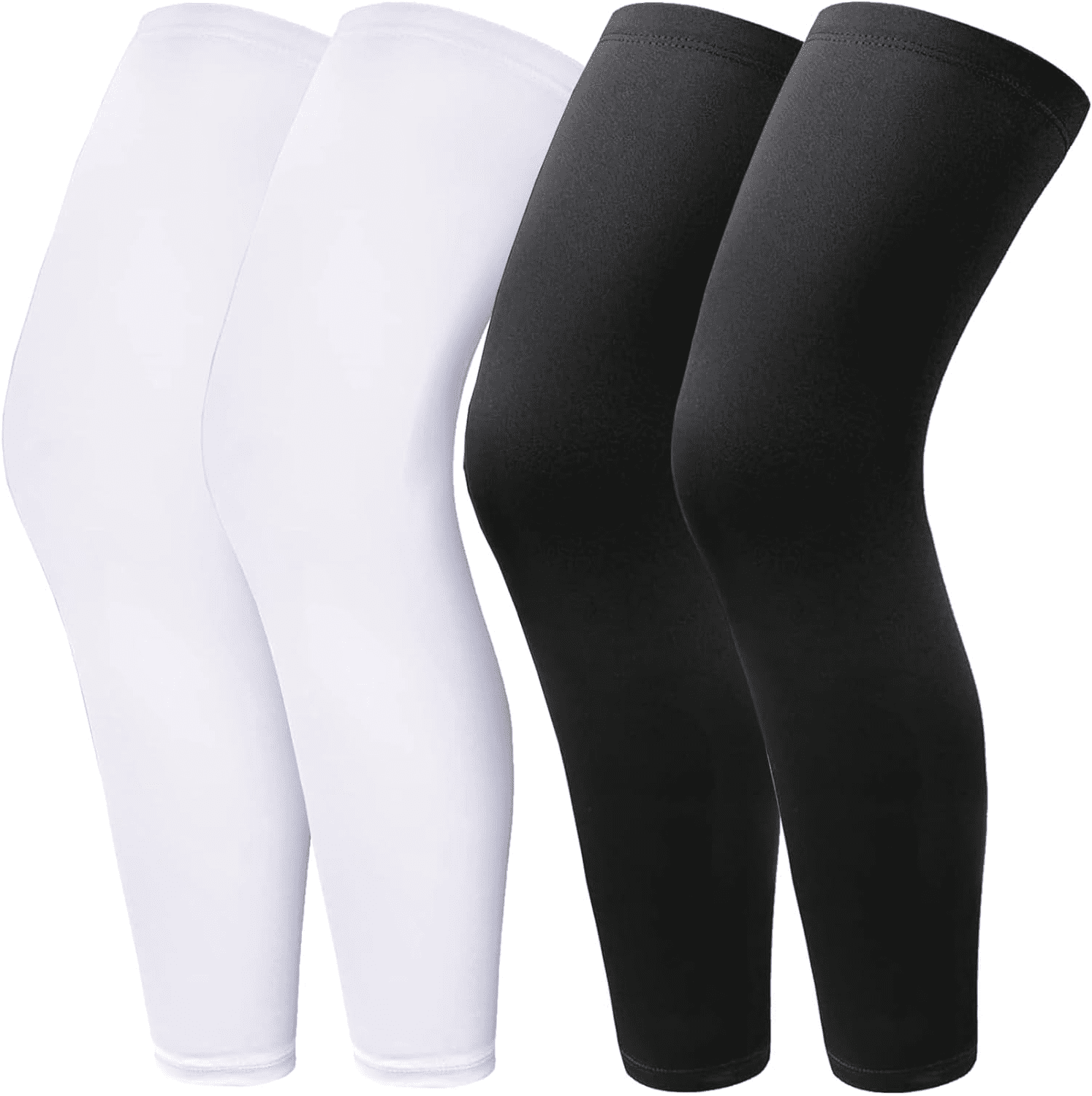 Boliang 2 Pairs Leg Sleeves,Full Leg Compression Sleeve for Men ...