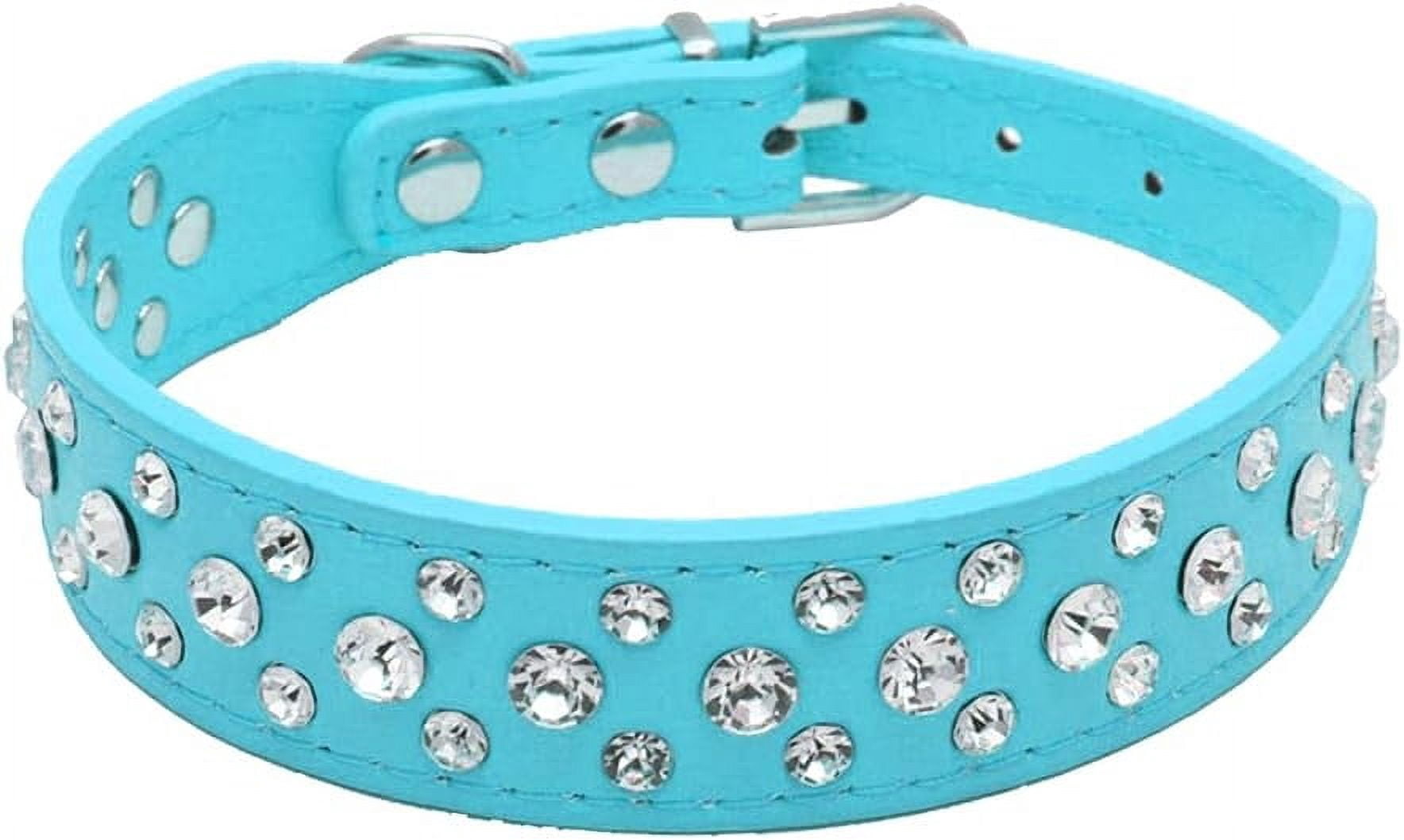 Boliang Bling Rhinestone PU Leather Crystal Diamond Pet Dog Cat Puppy ...