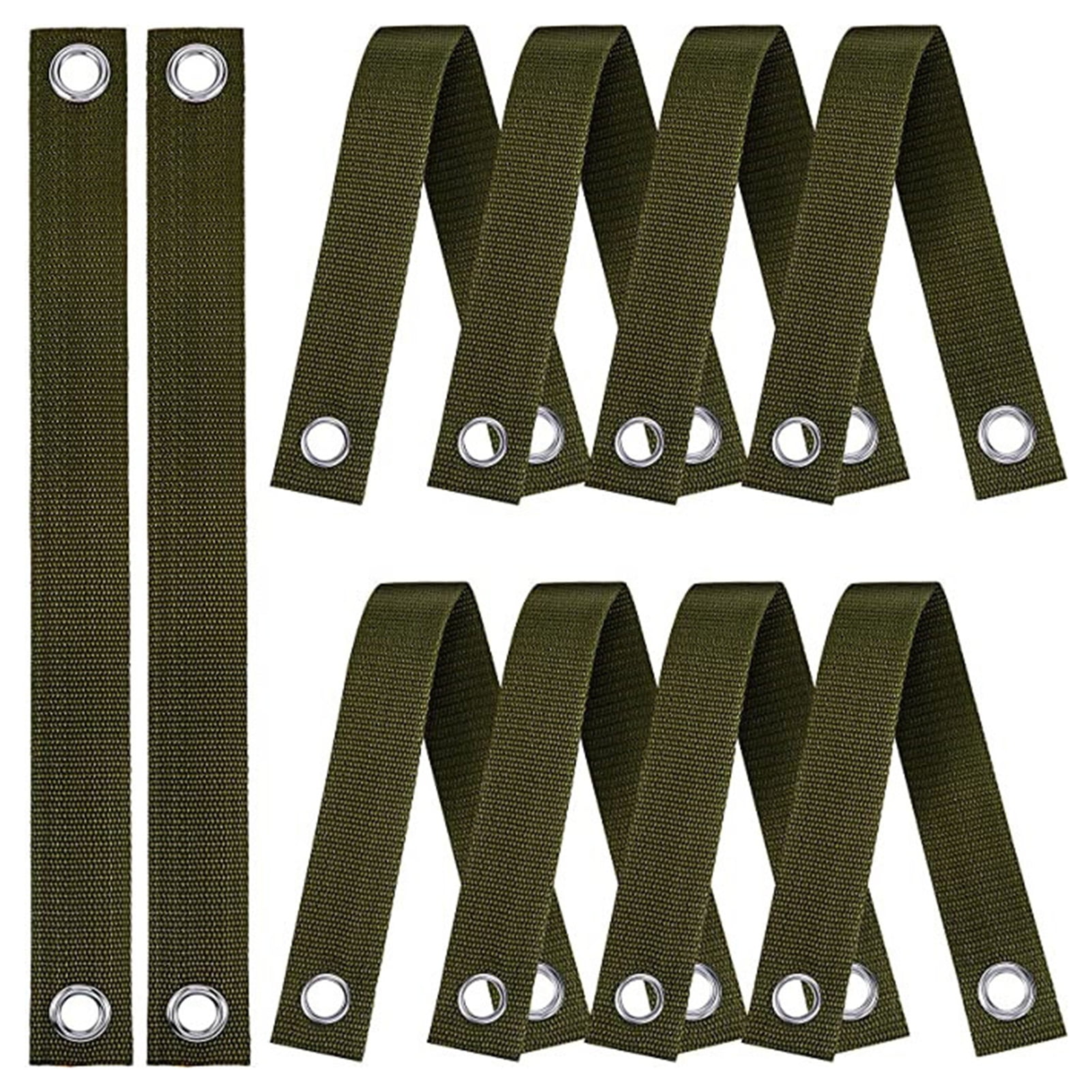 Bolincty 2/6/12Pcs Tree Strap with Grommet Strong Load Bearing Good ...