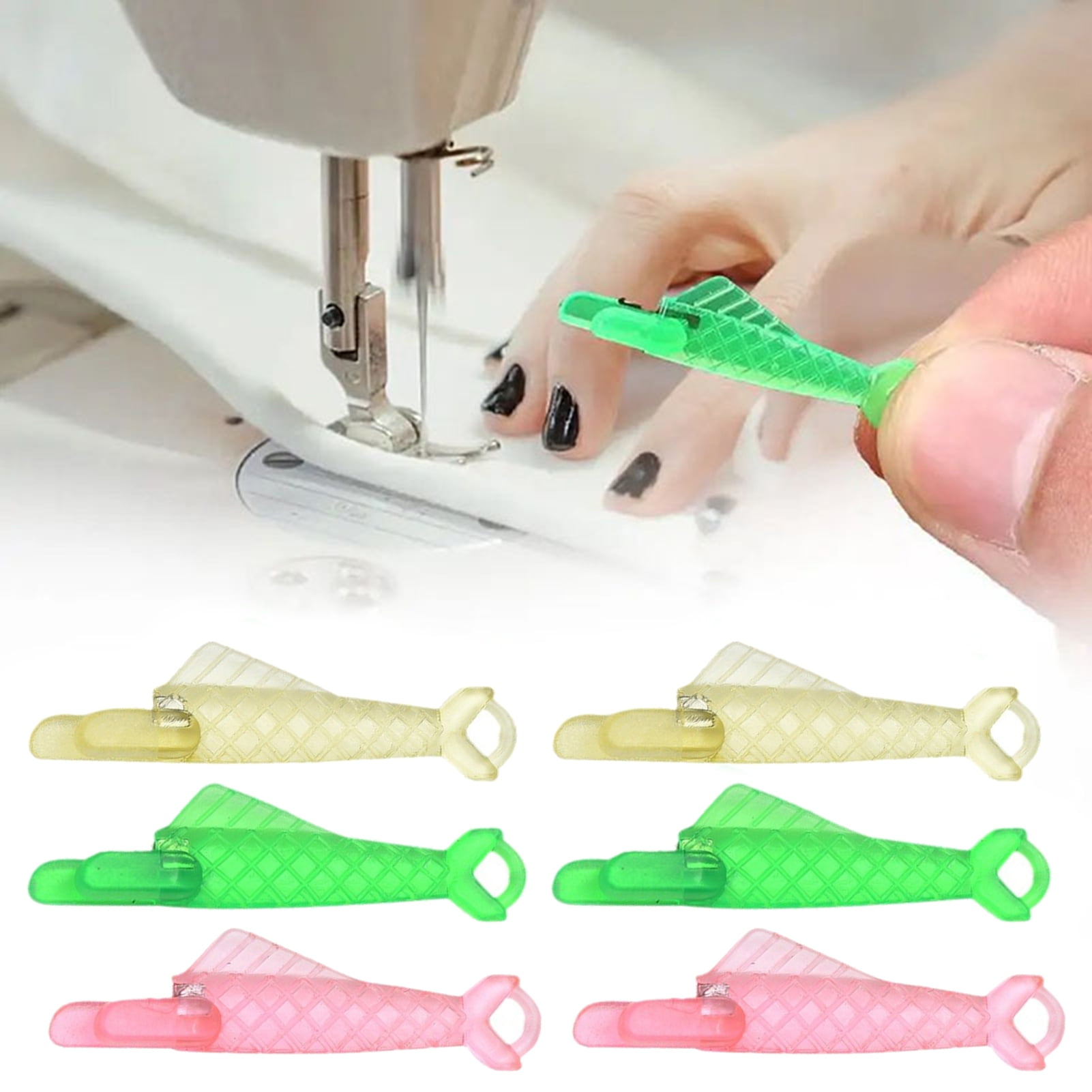 Bolincty 20Pcs Portable Needle Threader Mini Fish Mouth Sewing Machine ...