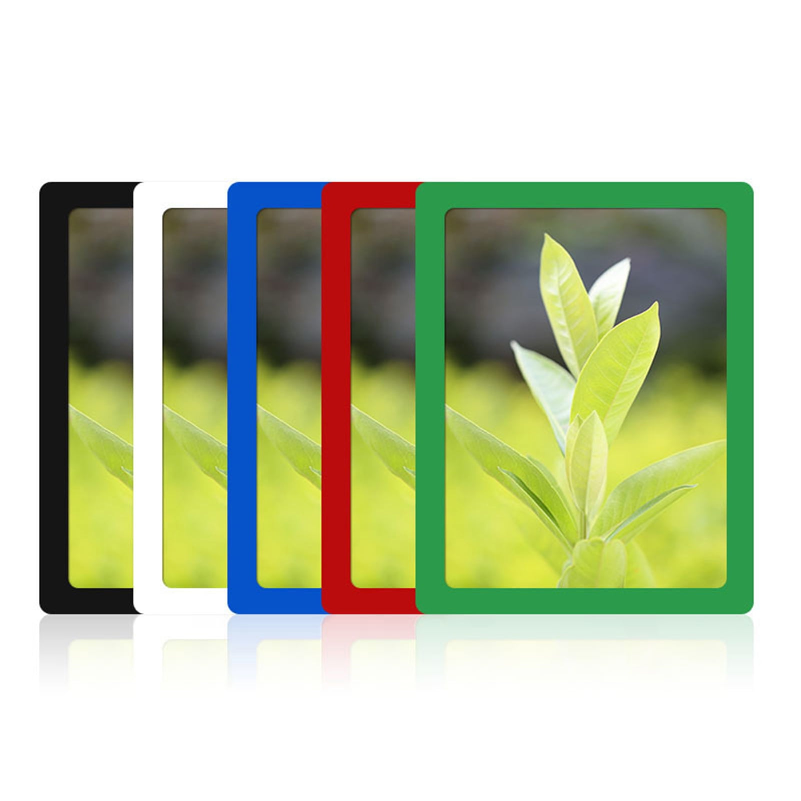 Bolincty 4 x 6 Magnetic Picture Frames with Black Border, Magnet Photo ...