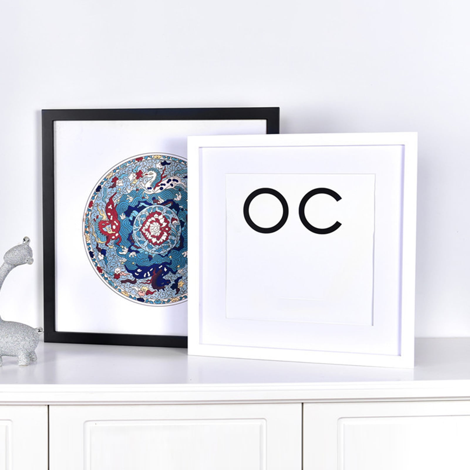 Bolincty 8x8/10x10 Inch Picture Frame Made of Solid Wood Glass for ...