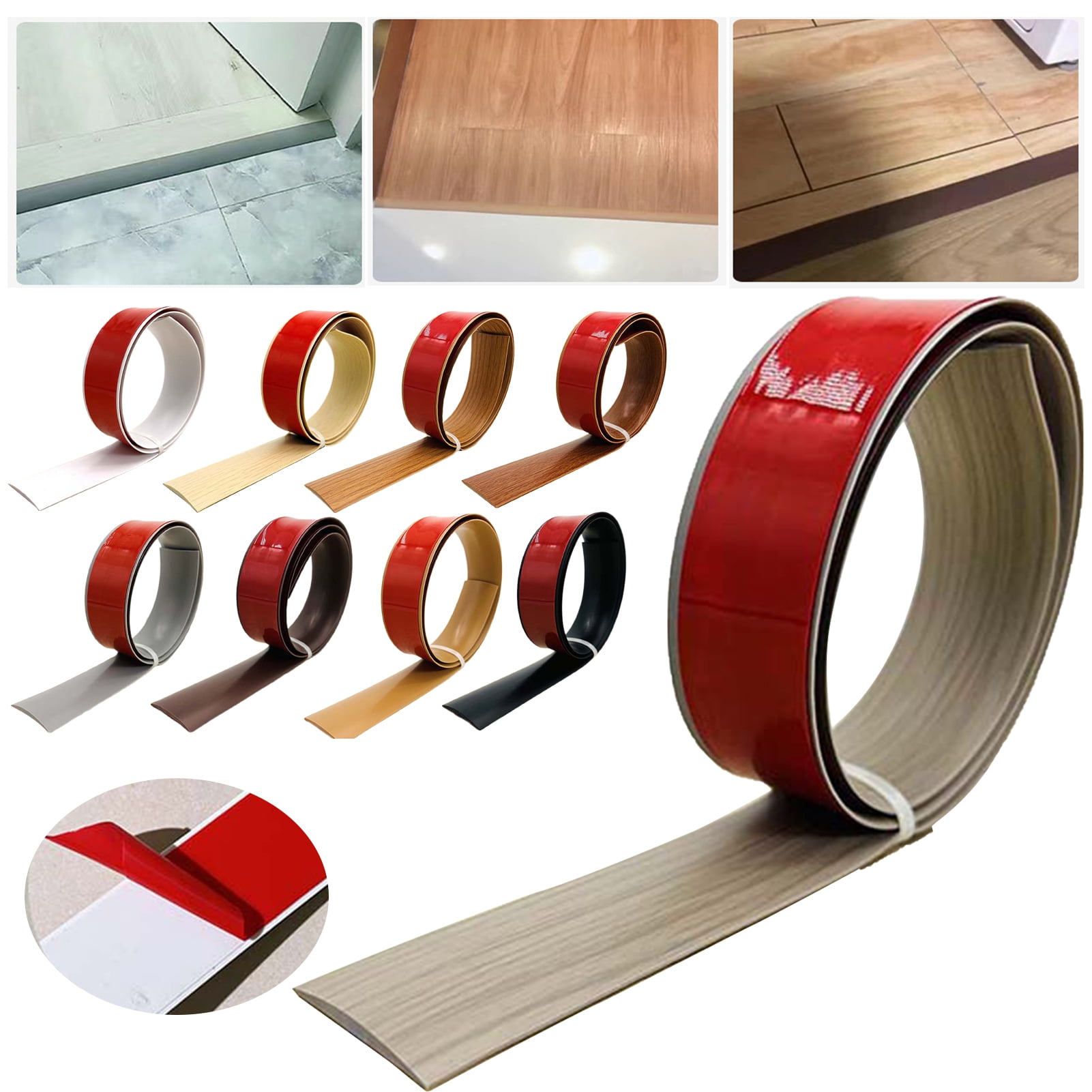 Bolincty Door Seal Strip Self-Adhesive Floor Transition Strip Simple ...