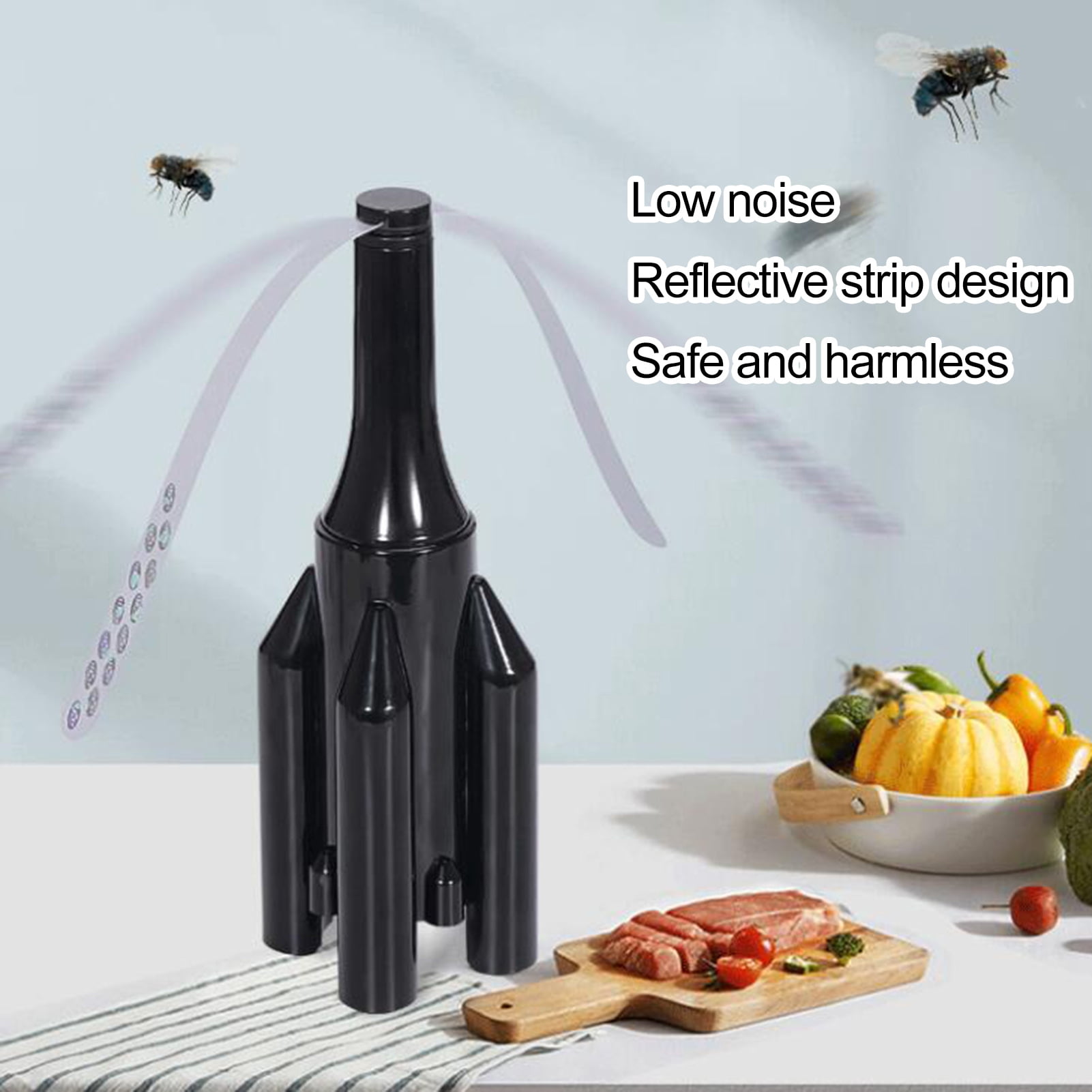 Bolincty Flies Repellent Fan with Reflective Strip Outdoor Camping ...