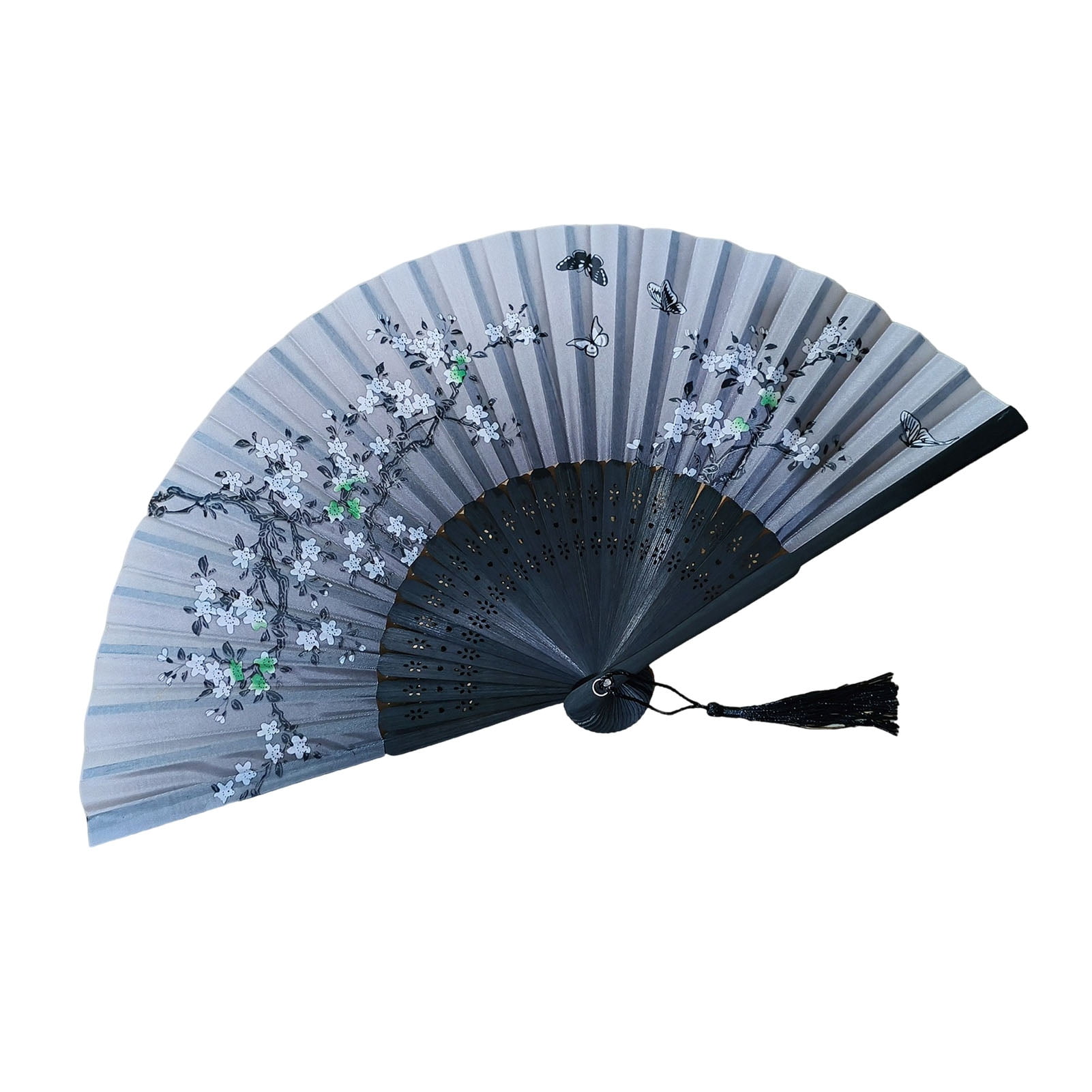 Bolincty Floral Folding Hand Fans Chinese Style Handheld Foldable Fan ...