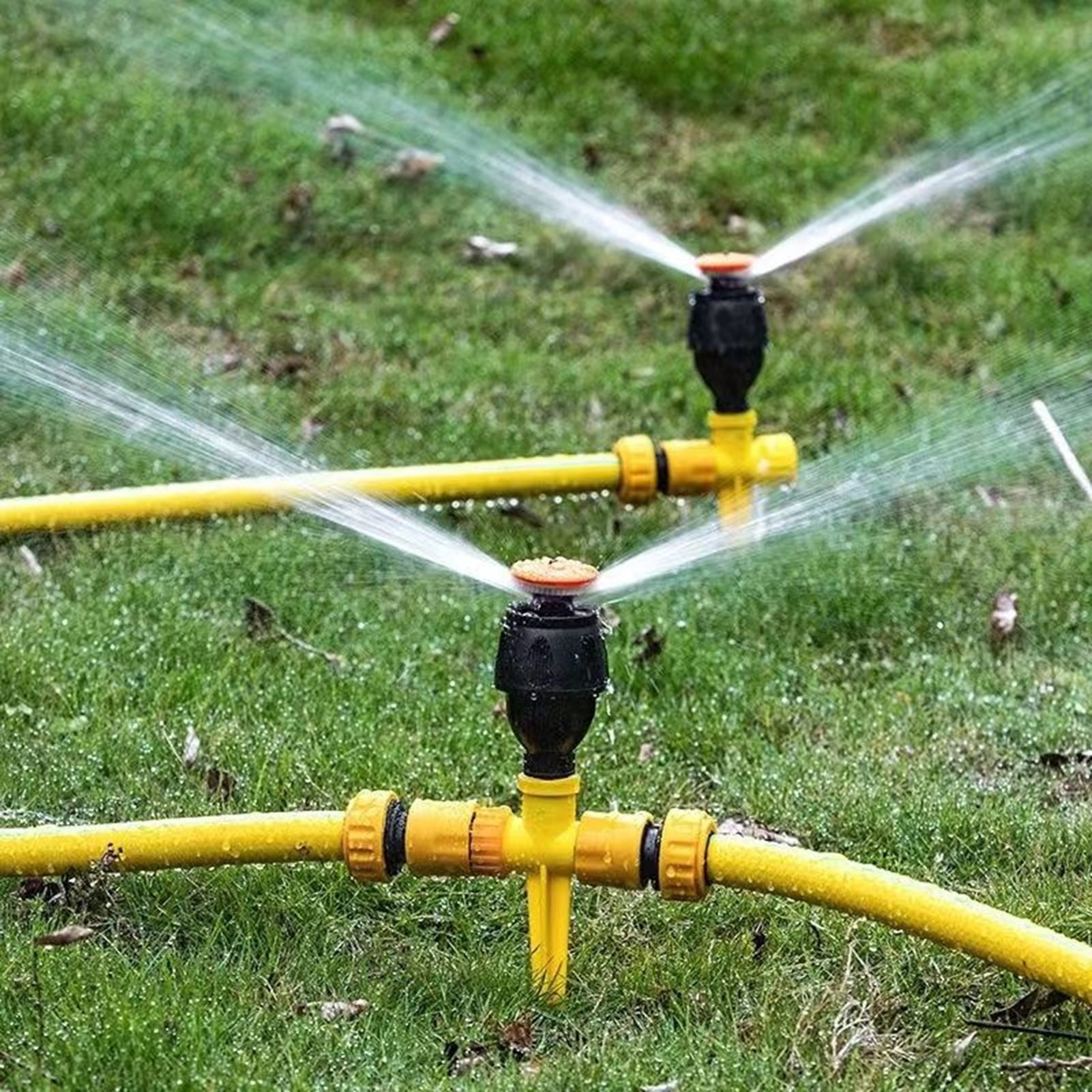 Bolincty Garden Sprinkler, Adjustable 360 Degree Rotation Lawn ...