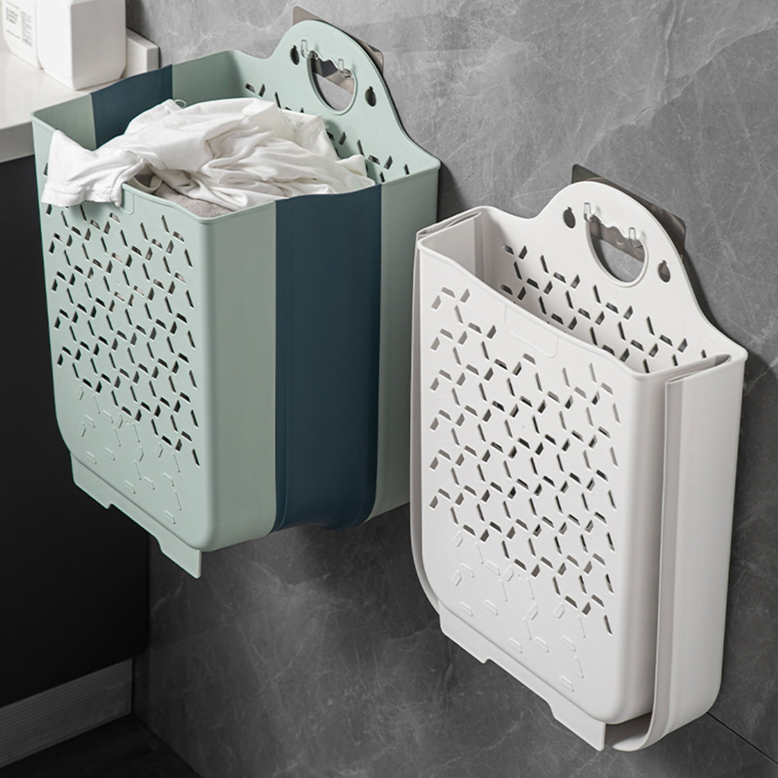 Bolincty Laundry Basket with Hanging Ring Large Capacity Hollow Out ...