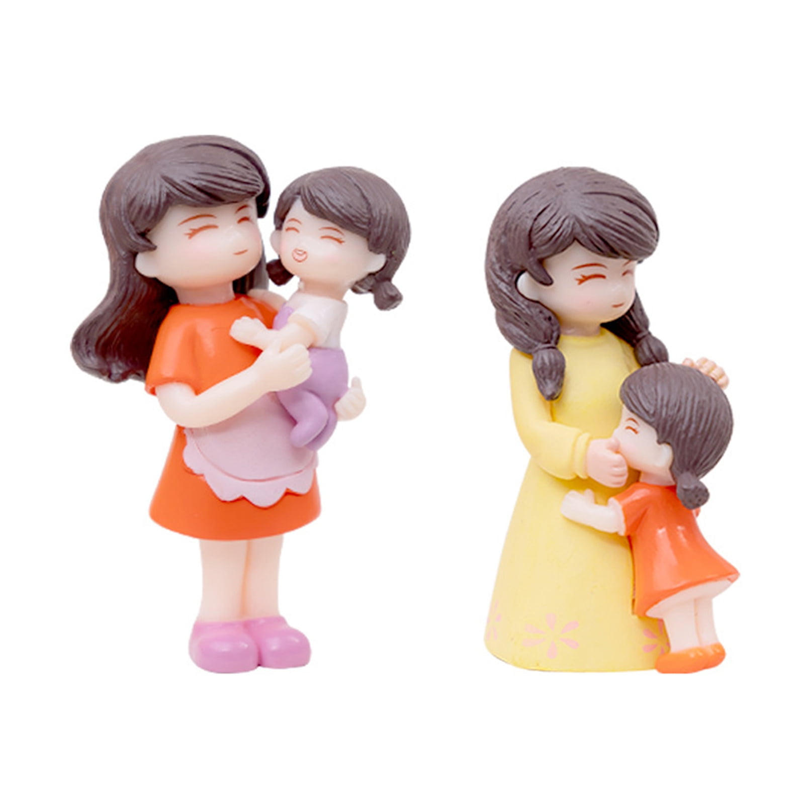 Bolincty Mother Daughter Miniature Figures, Gifts for Daughter and Mom ...