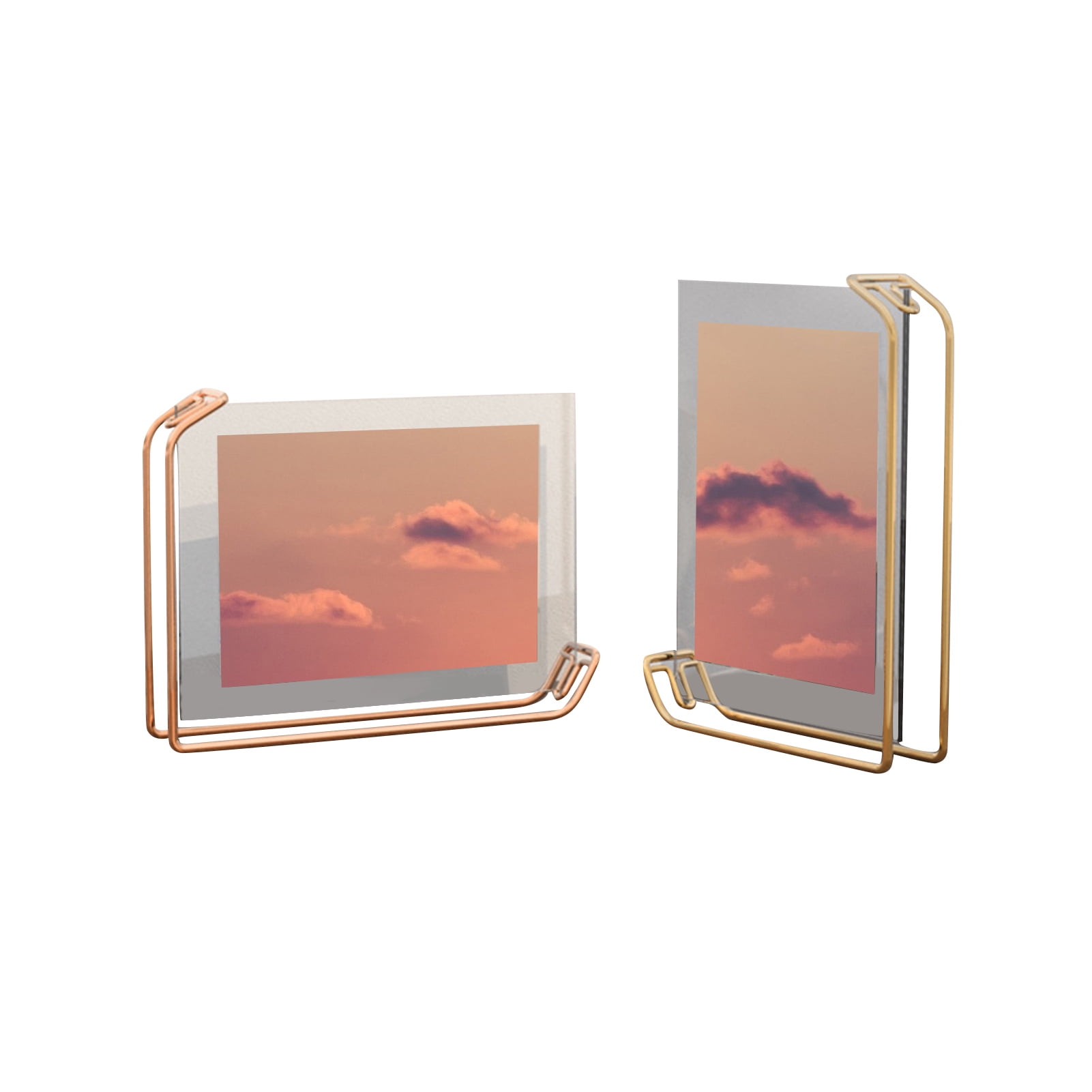 Bolincty Picture Frame for Desktop Display, Photo Frame Double-sided ...