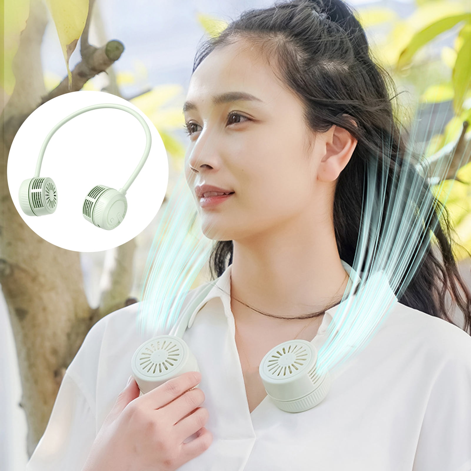 Bolincty Portable Neck Fan, Hands Free Bladeless Fan,3 Speed Portable ...