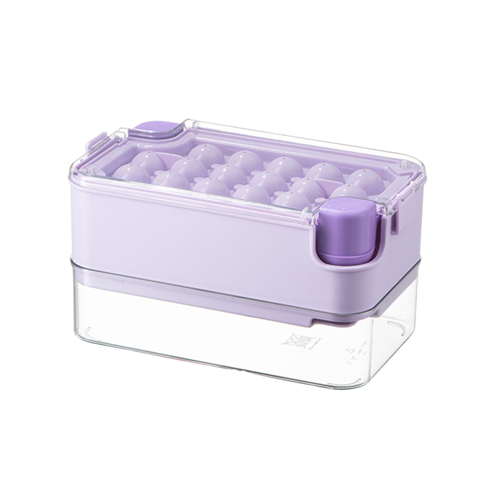 Bolincty Round Ice Cube Tray Set with Ice Scoop,Ice Trays with Lid ...