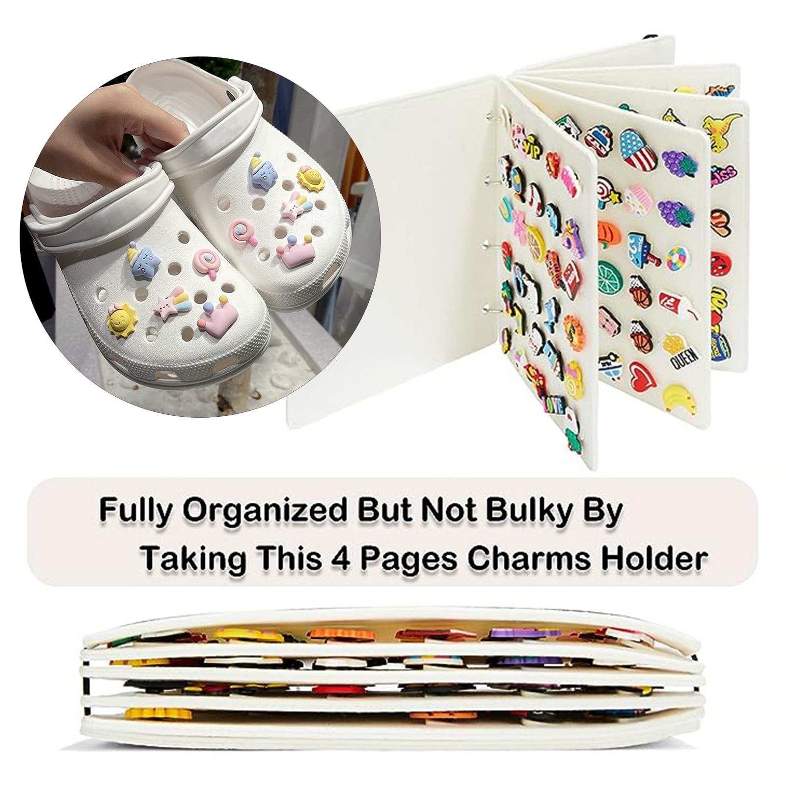 Bolincty Shoe Buckle Display Board Shoe Charms Organizer Croc Charms ...