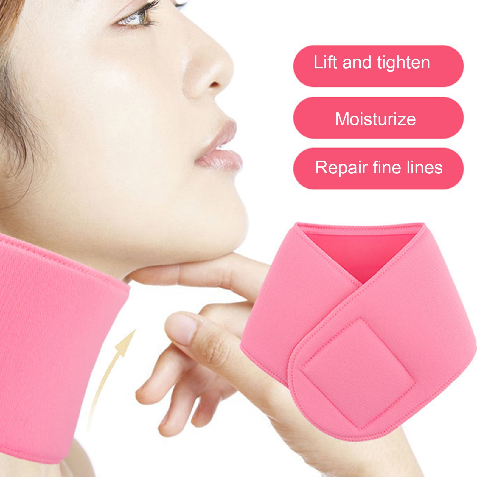 Bolincty Silicone Neck Wrinkle Pads Strap Reusable Anti Aging Prevent ...
