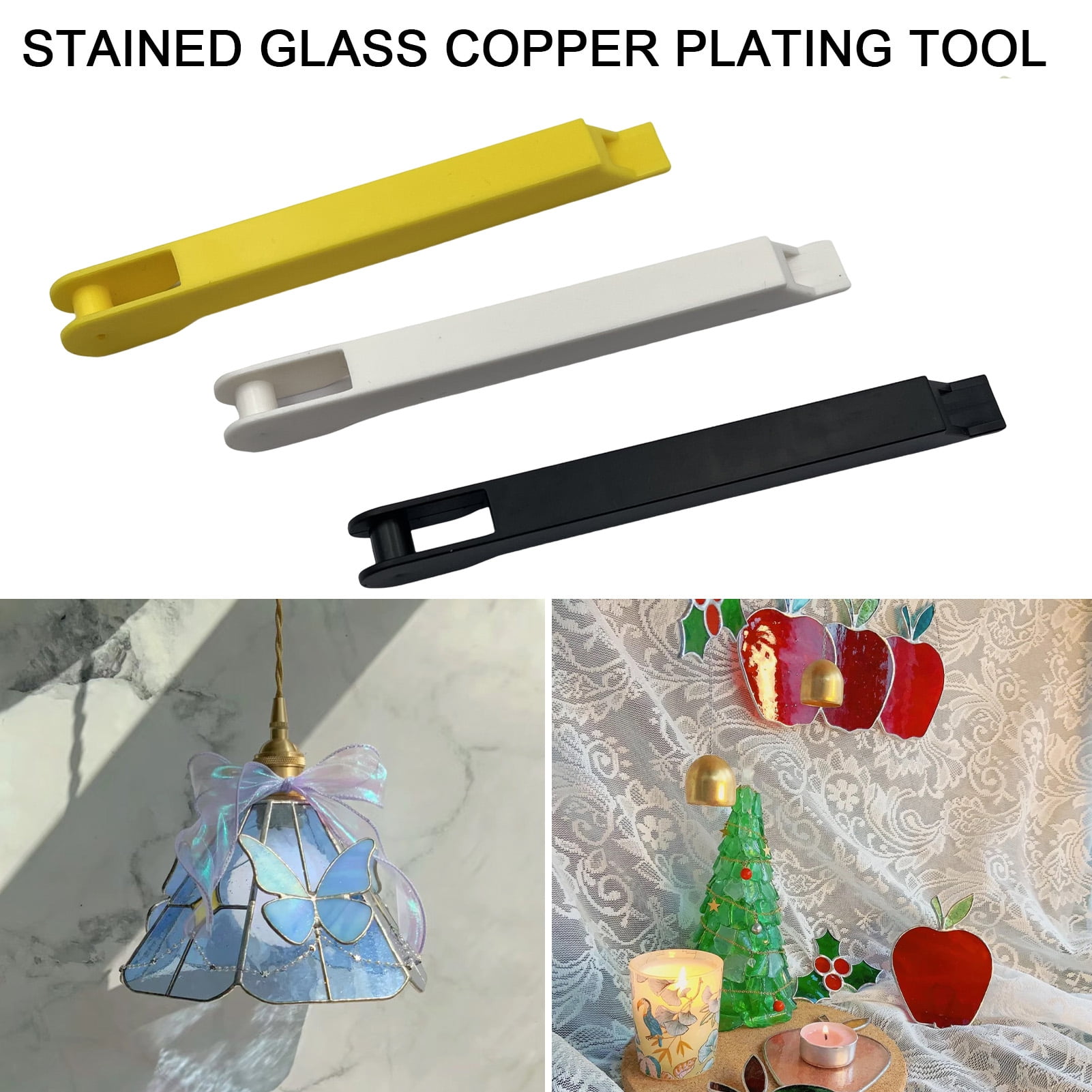 Bolincty Stained Glass Copper Foiling Tool Stained Glass Hand Foiler ...