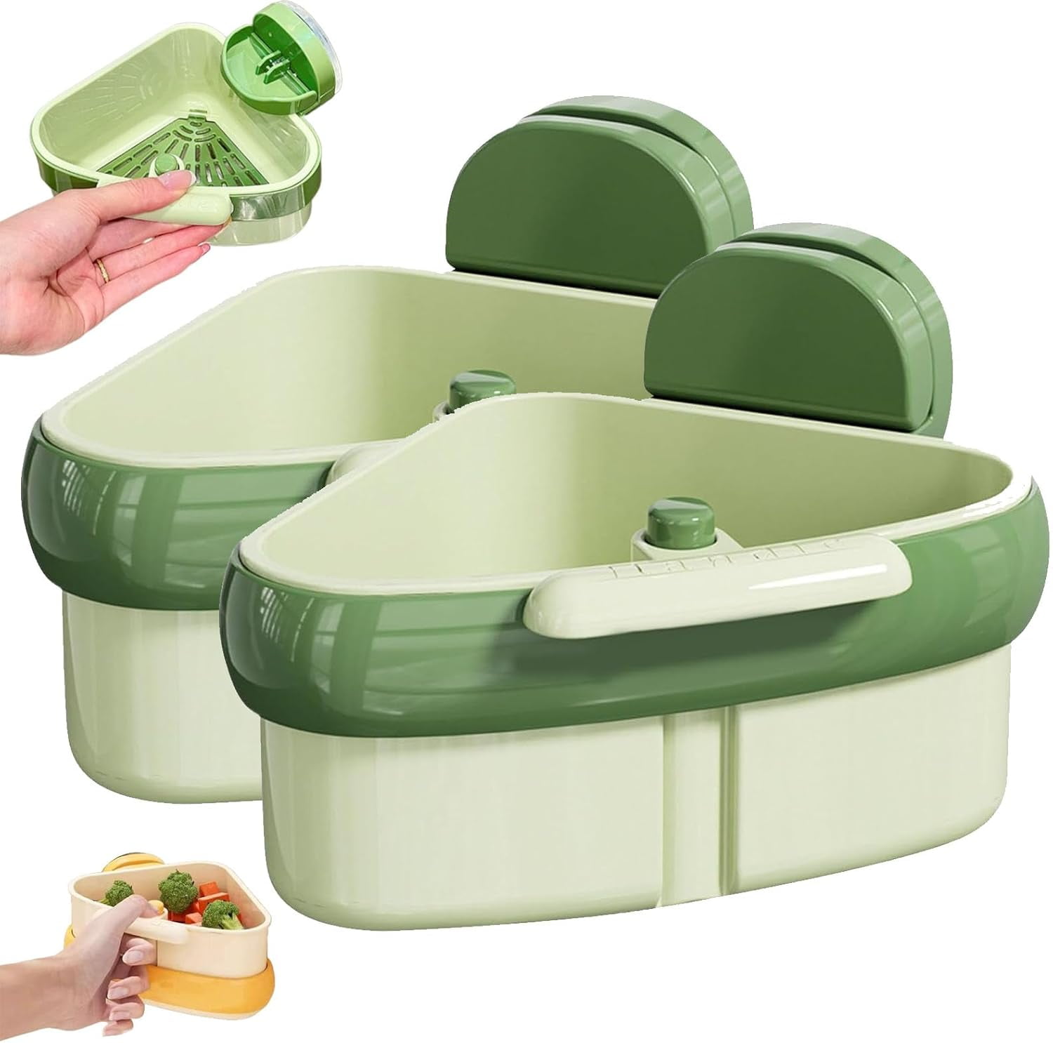 Bolishes Sink Strainer, Corner Sink Strainer, Suction Cup Sink Corner ...