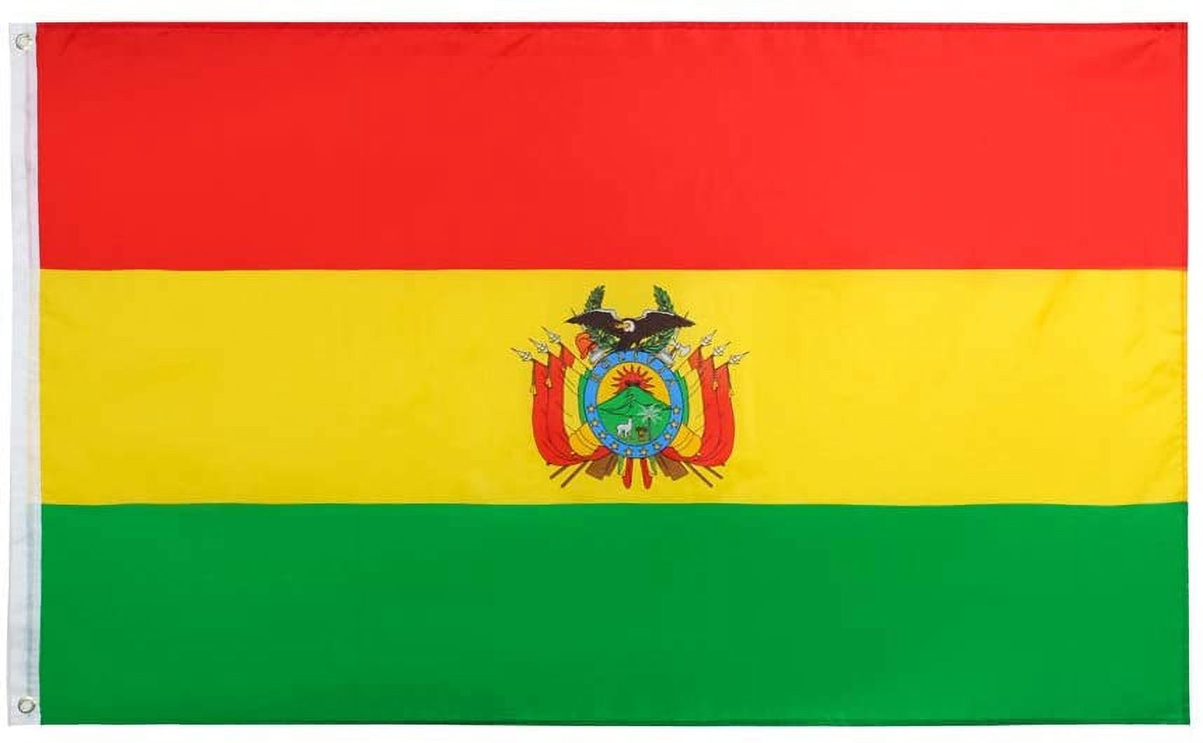 Bolivia Flag Bolivian National Flags with Brass Grommets - Walmart.com