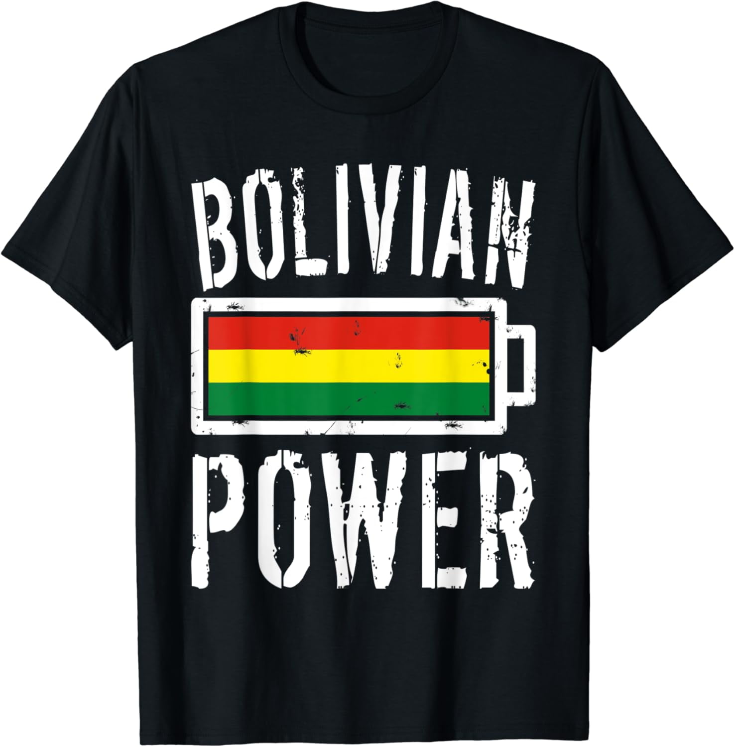 Bolivia Flag | Bolivian Power Battery Proud Tee T-Shirt - Walmart.com