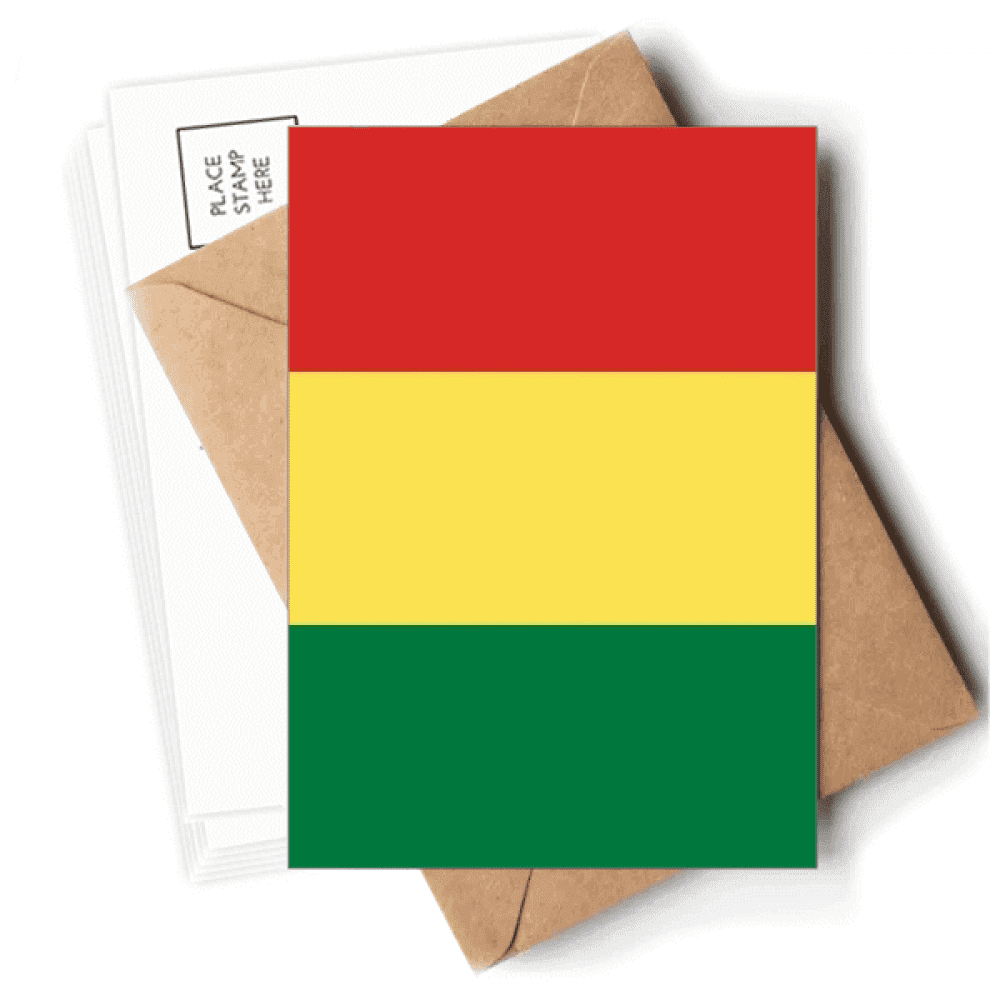 Bolivia Flag Country Symbol Mark Pattern Postcards Envelopes Blank Note ...