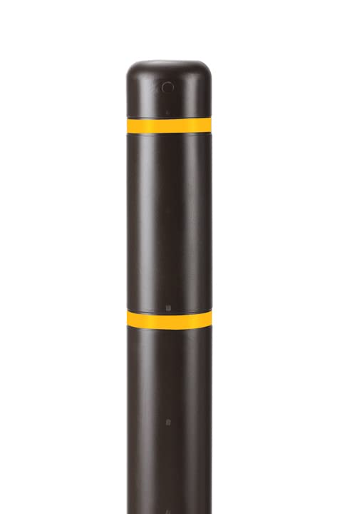 BollardGard 4" x 52" Bollard Cover Brown (Brown Yellow Tape) - Walmart.com