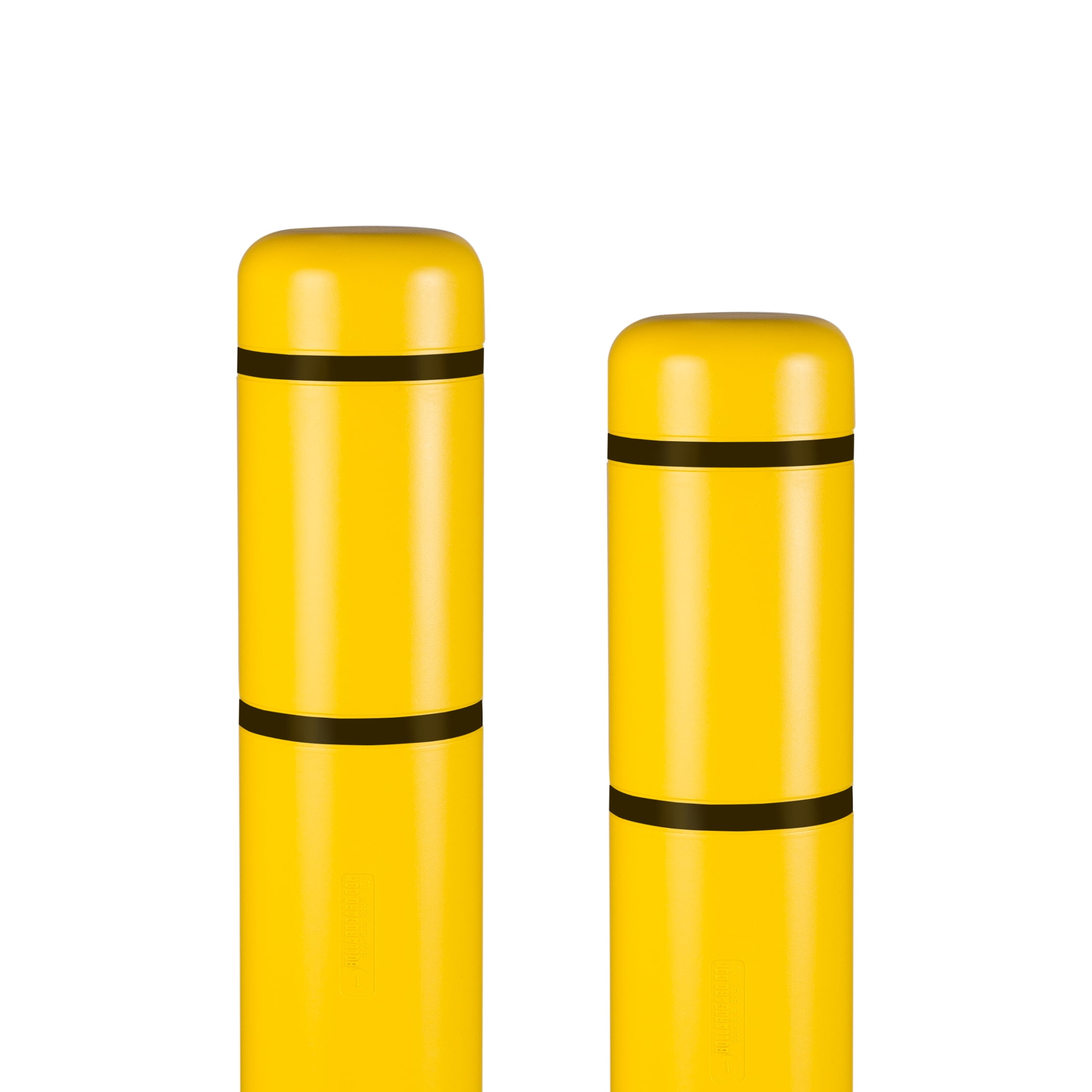 BollardGard 7" x 52" 2-Pack Bollard Cover - Innoplast (Yellow Black ...