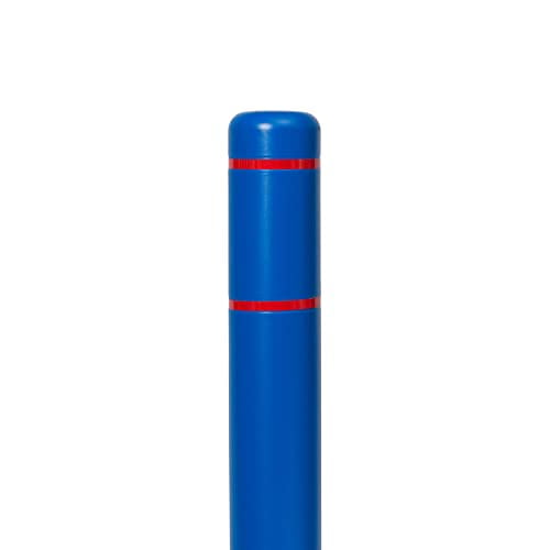 BollardGard 7" x 52" Bollard Cover Blue - Innoplast (Blue red Tape ...