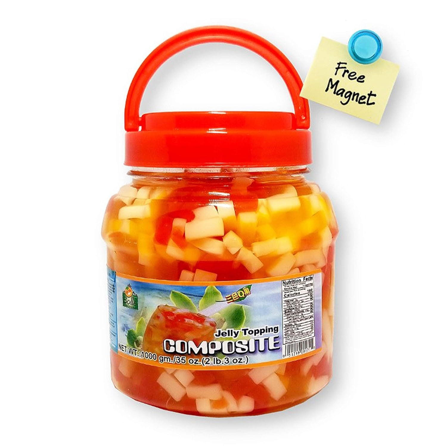 Bolle Composite Jelly Topping Boba Bubble Tea Ingredient Assorted ...