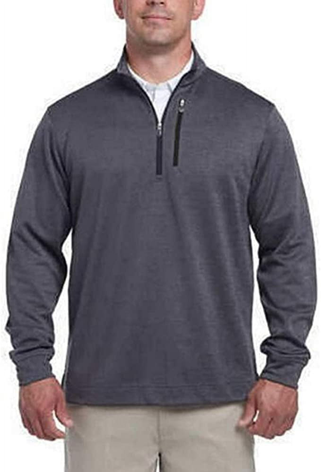 Bolle Men's Performance 1/4-Zip Chest Pocket Golf Pullover, Medium ...