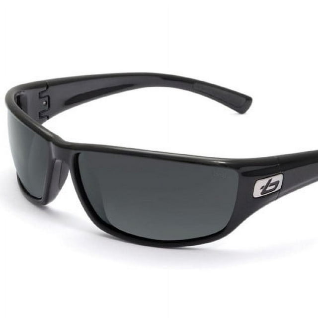 Bolle Python Sunglasses, Shiny, Black/Polarized, TNS 11328 - Walmart.com