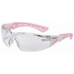 Erb Ella Safety Glasses Ladies Protective Eyewear Pink/smoke - Walmart.com