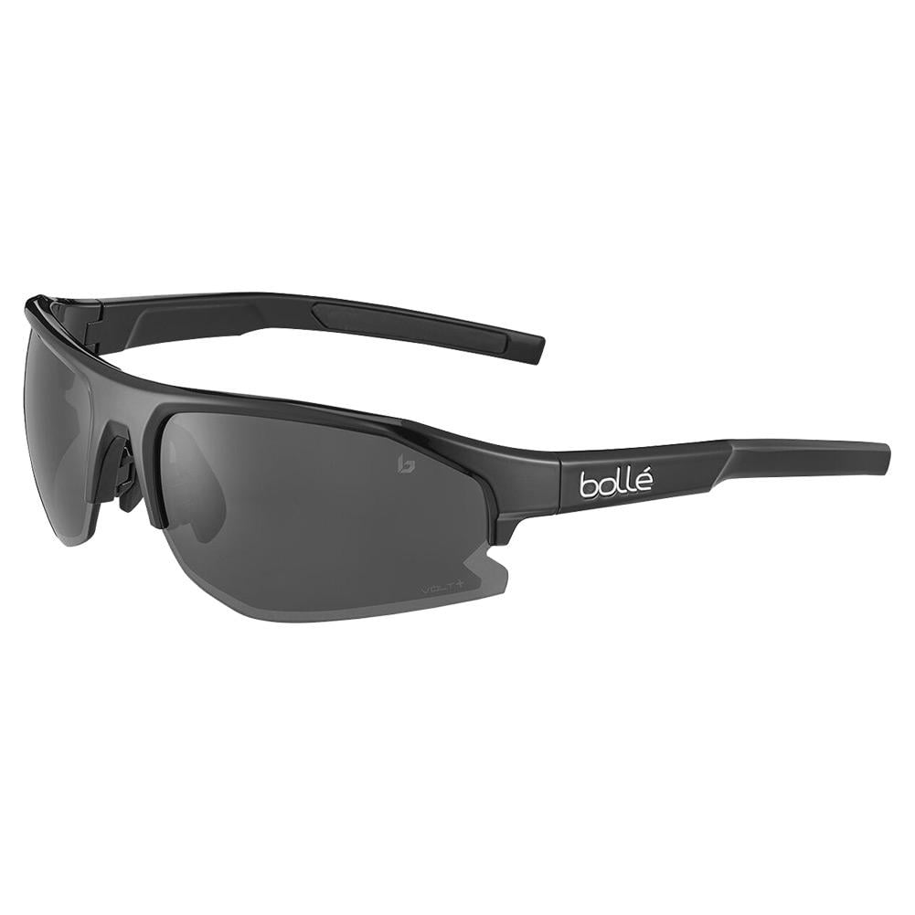 Bolle Sunglasses Bolt 2.0 BS003005 Shiny Black TNS Grey - Walmart.com