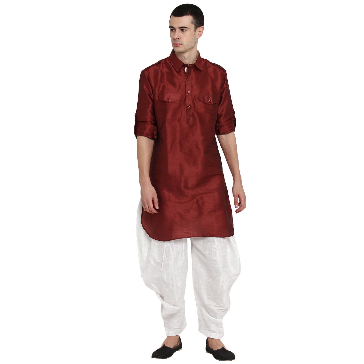 Bollywood Stylish Indian Silk Festive Diwali Pathani Salwar Kamij ...