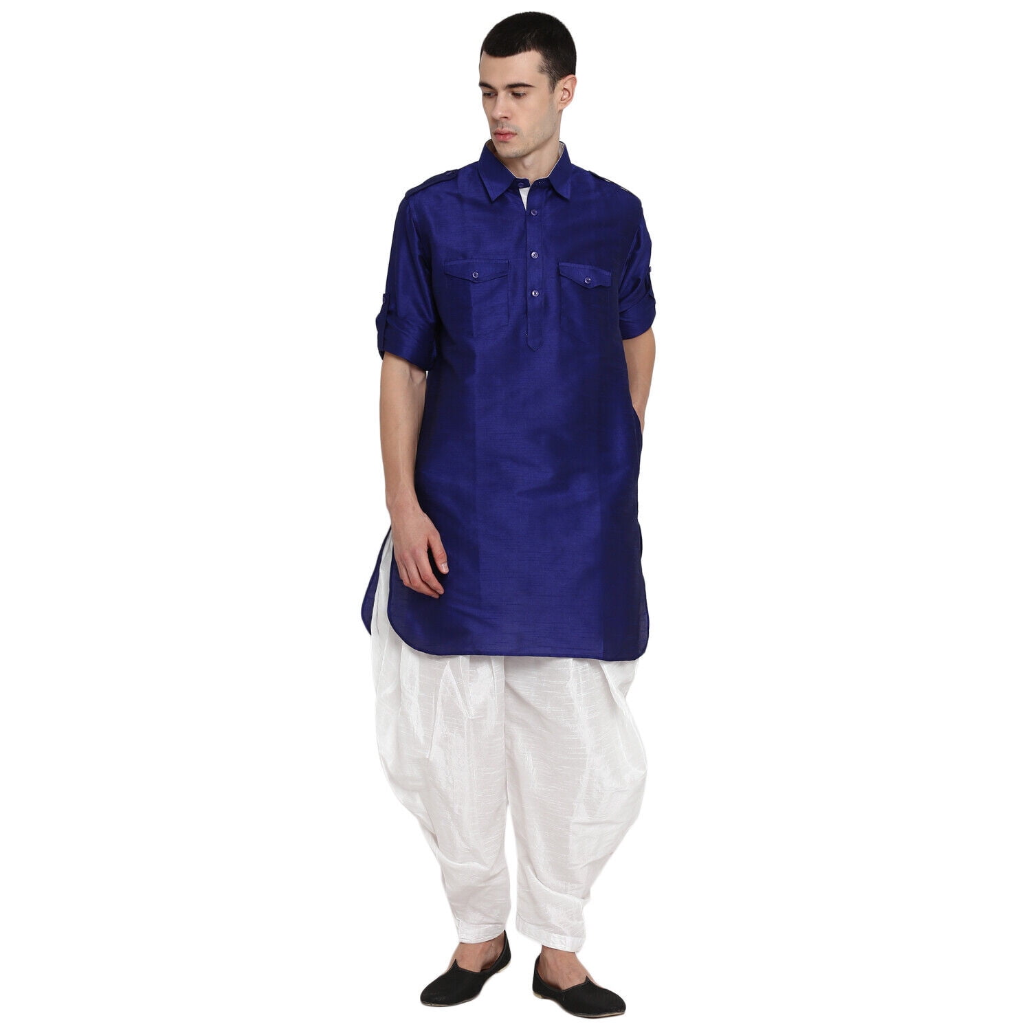 Bollywood Stylish Indian Silk Festive Diwali Pathani Salwar Kamij ...