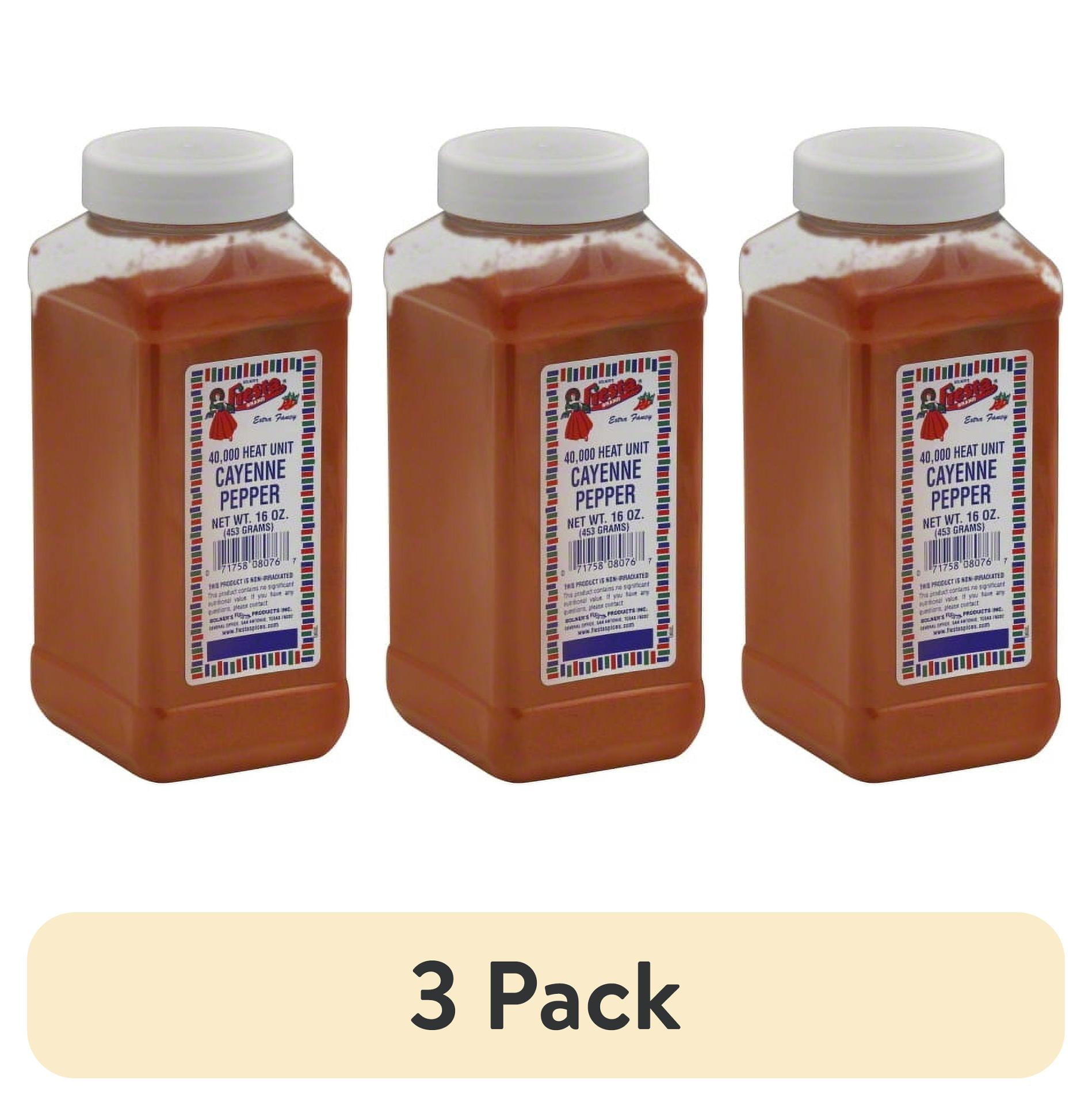 (3 pack) Bolner's Fiesta Brand Cayenne Pepper, 16 oz - Walmart.com