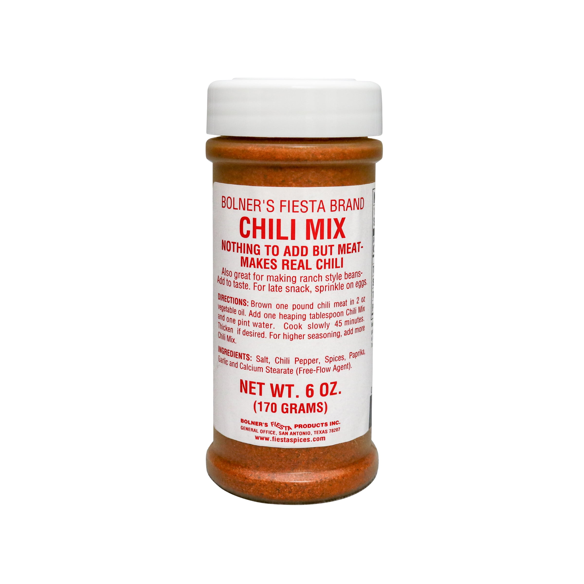 Bolner's Fiesta Brand Original Chili Mix, 6 oz - Walmart.com