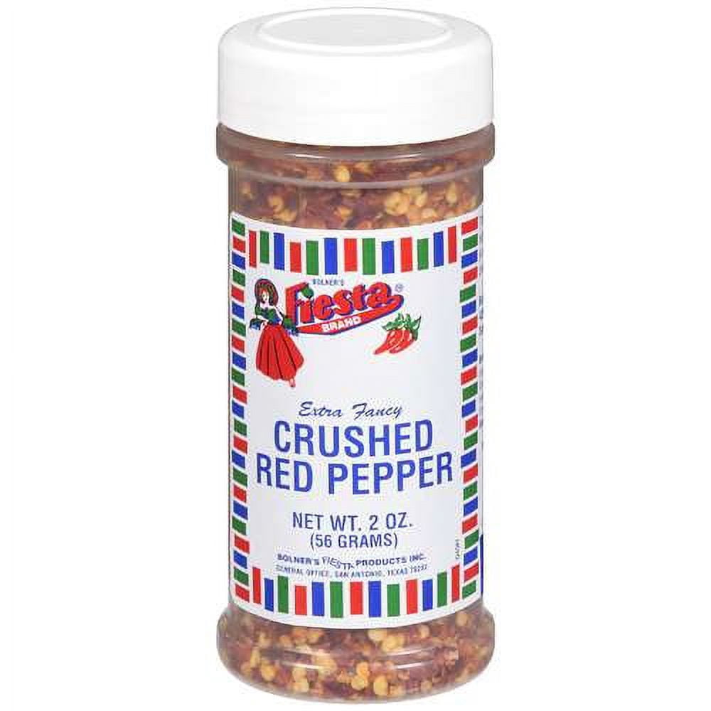 Fiesta Brand Crushed Red Pepper, 2 oz jar - Walmart.com