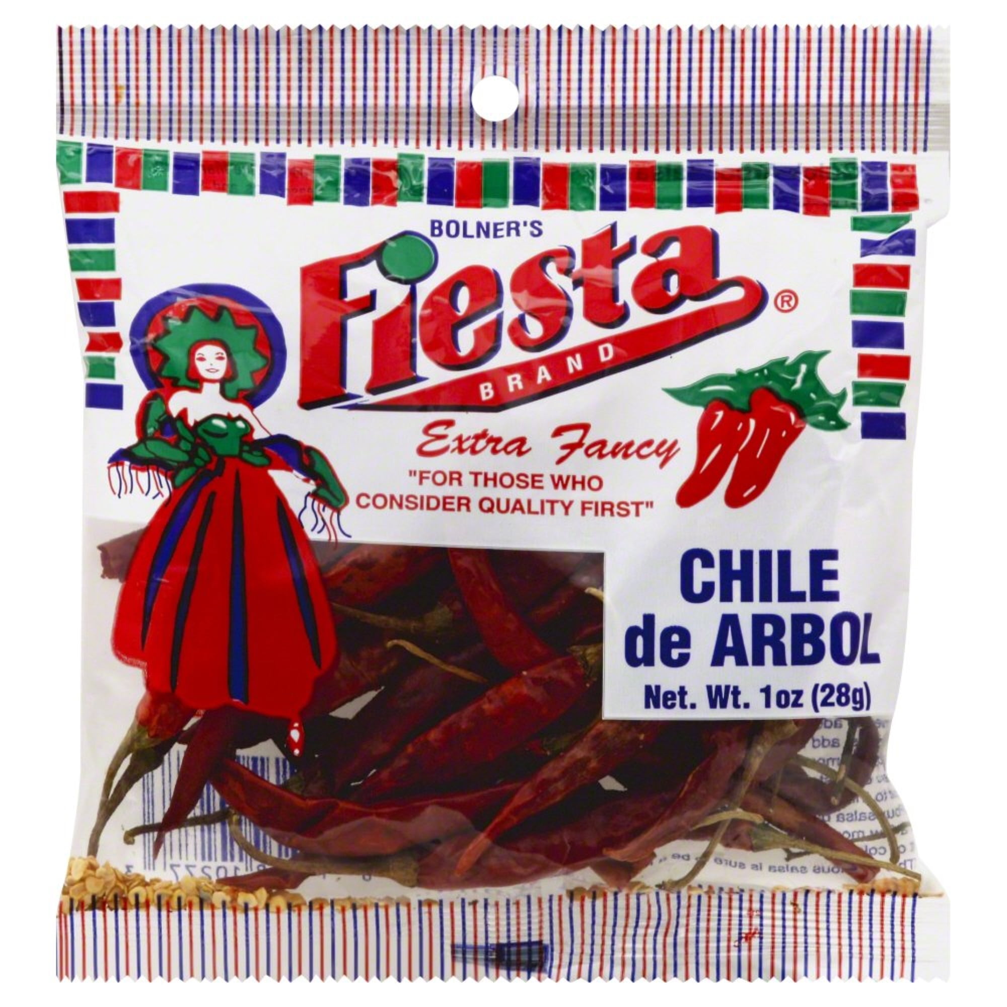 Bolners Fiesta Brand 1 Oz Dried Chile de Arbol Peppers Packed - Walmart.com
