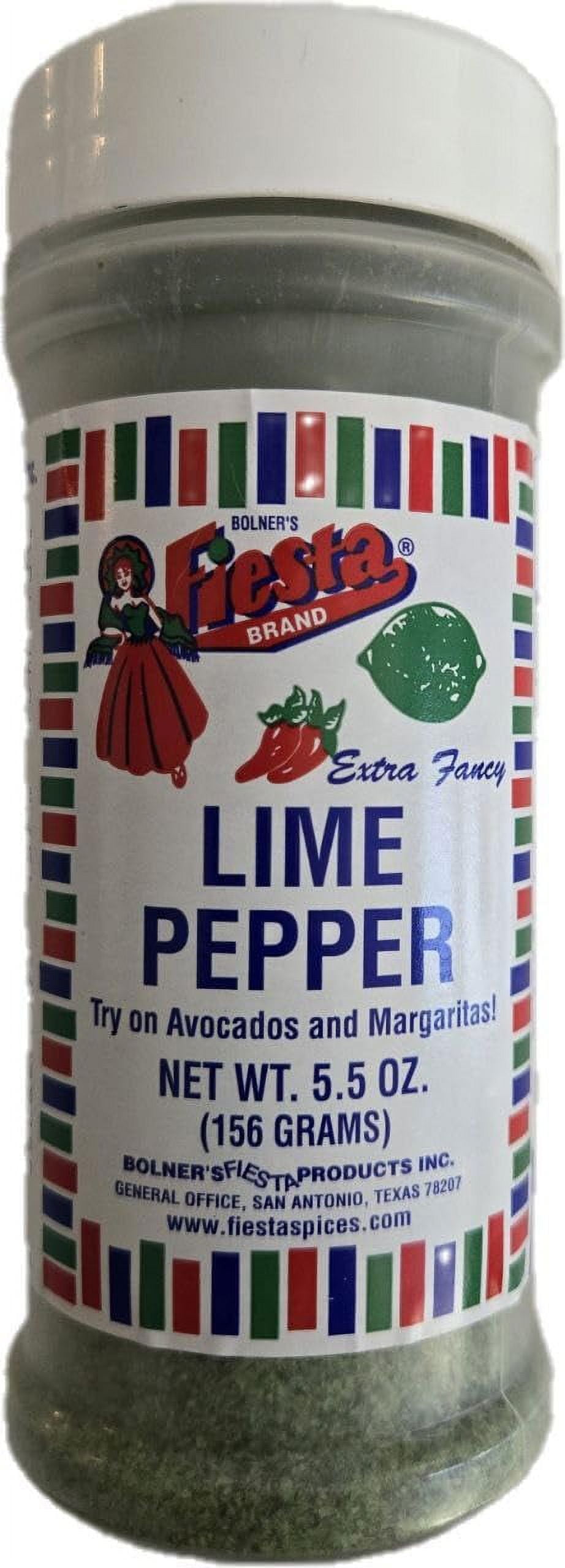 Bolner's Fiesta Brand Lime Pepper, 5.5 oz H1 - Walmart.com