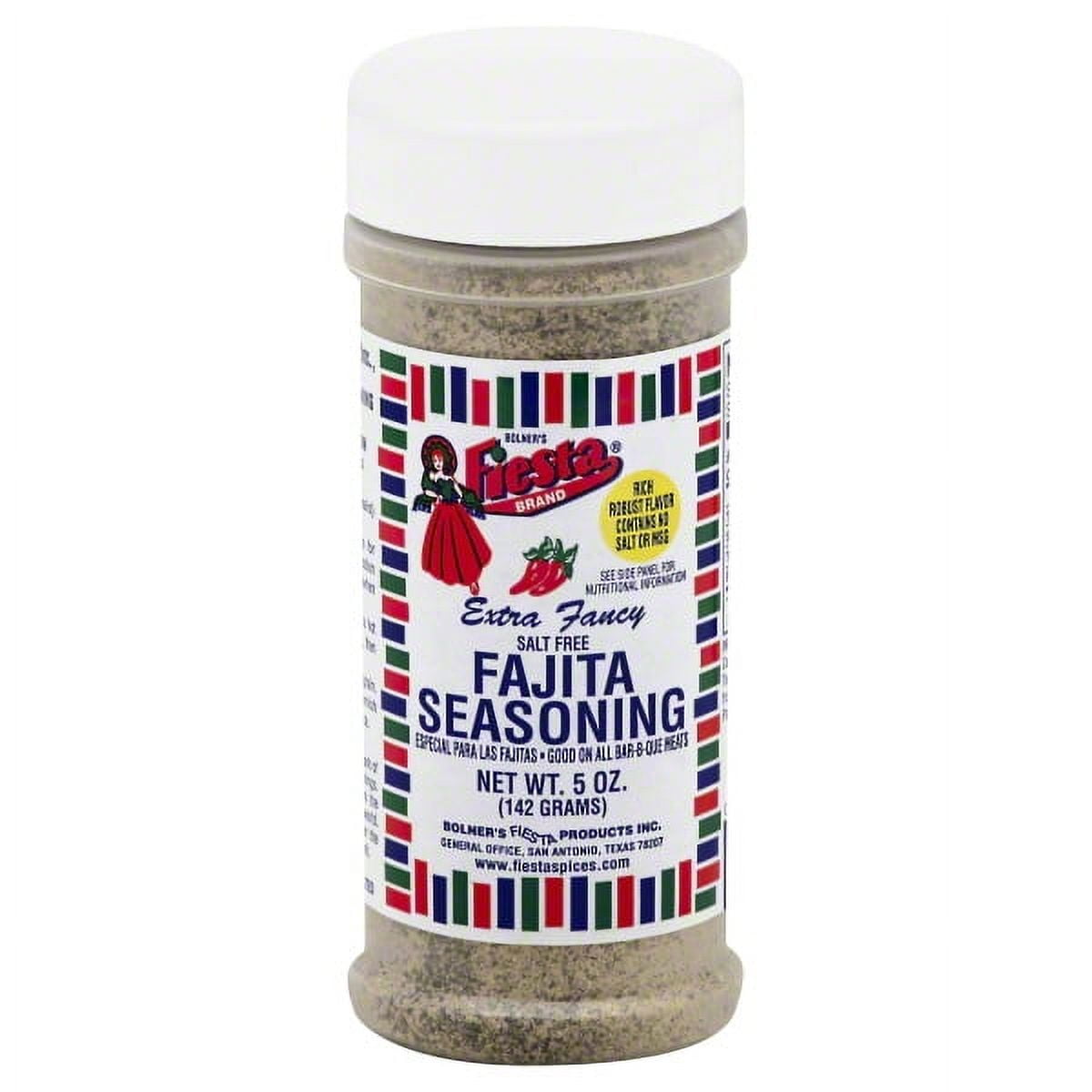 Bolner's Fiesta Brand Low Sodium Meat Spice Fajita Seasoning Mix, 5 oz ...