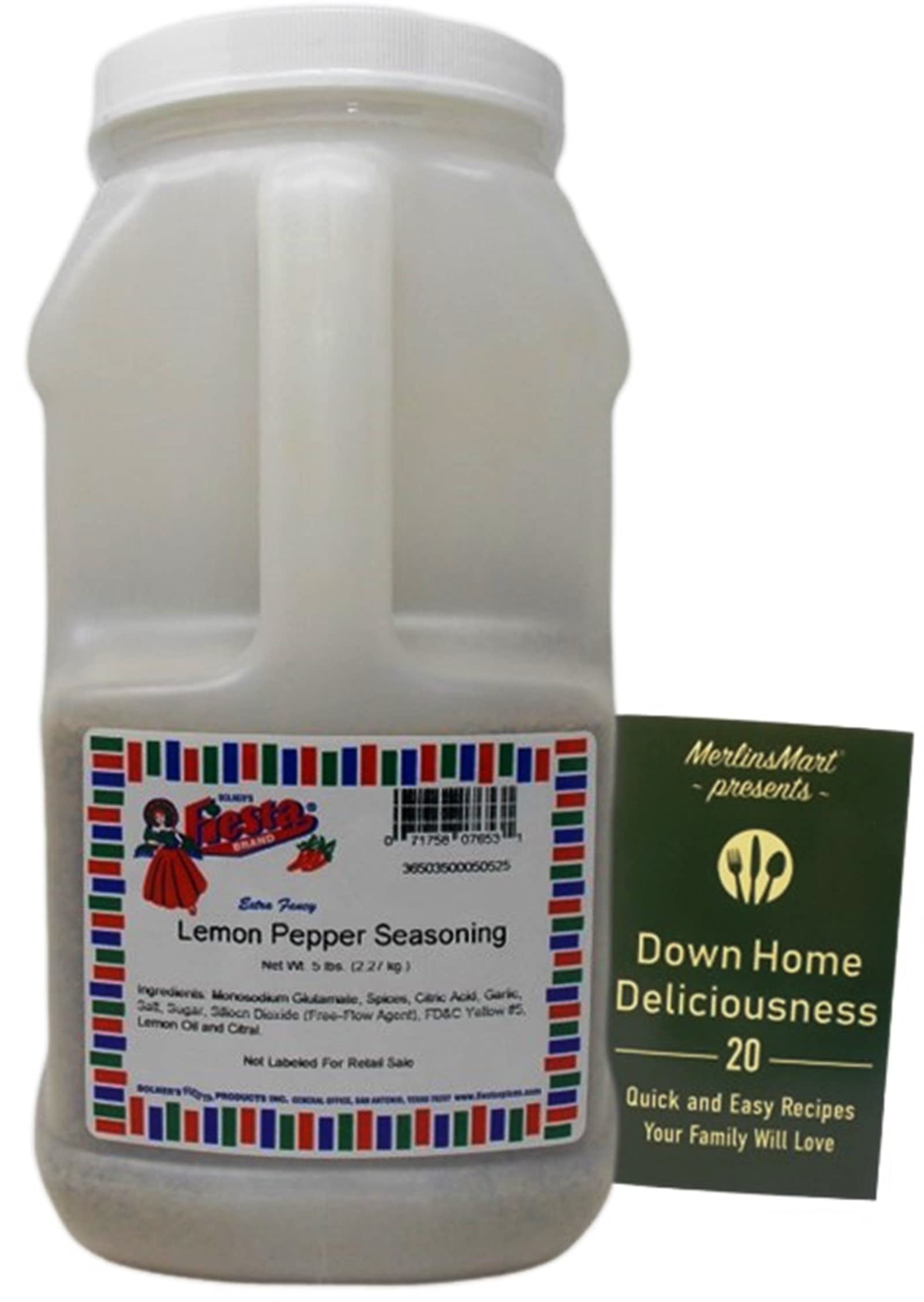 Bolner's Fiesta CM31 Extra Fancy Lemon Pepper Seasoning (5 Lb.) Plus ...